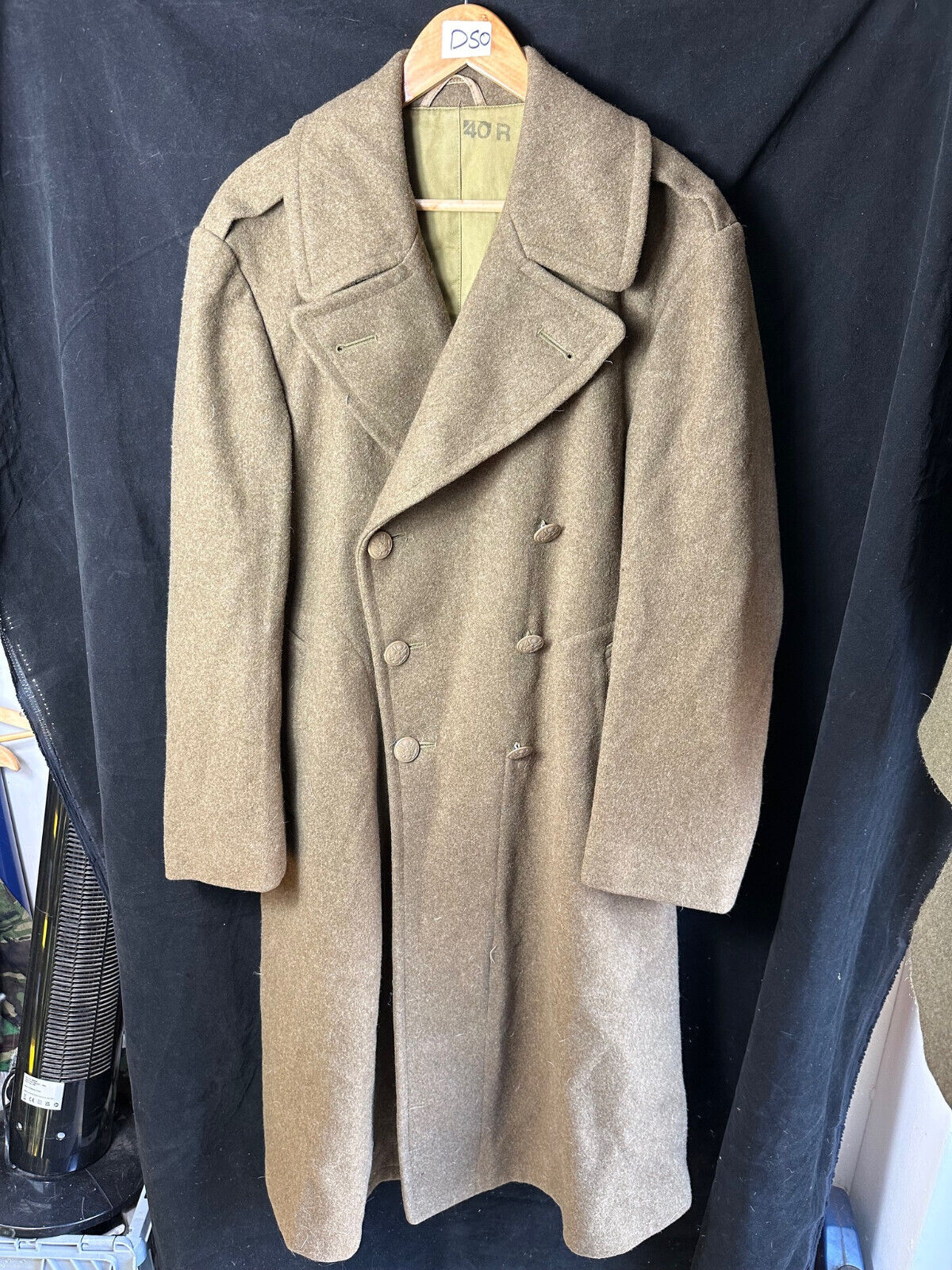 Original WW2 US Army Soldiers Greatcoat - 1942 Dated - 40" Chest ...