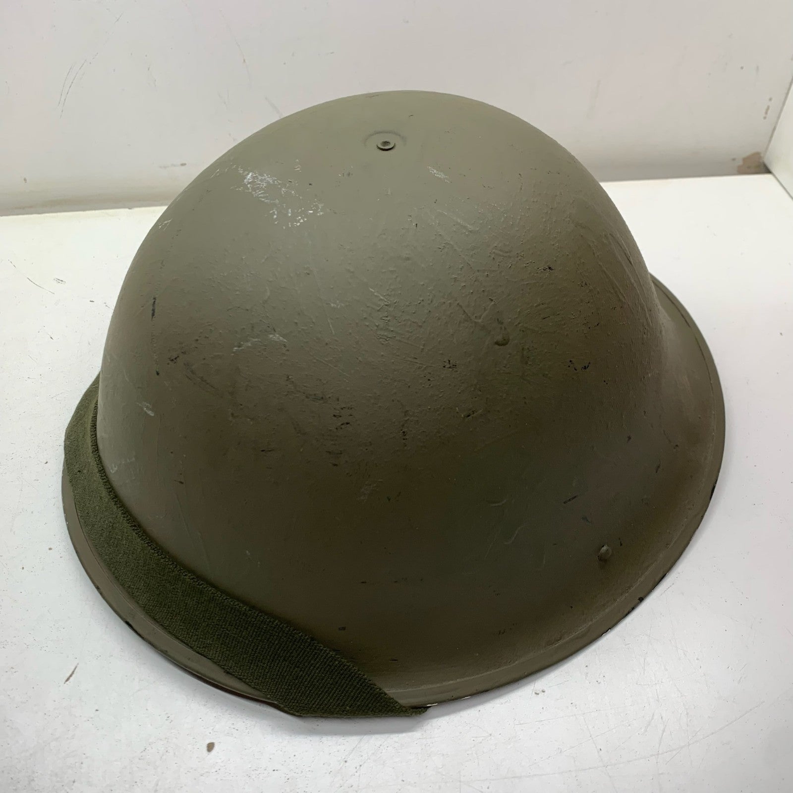 Original British Army Mk4 Combat Helmet Complete with Liner & Chinstrap ...