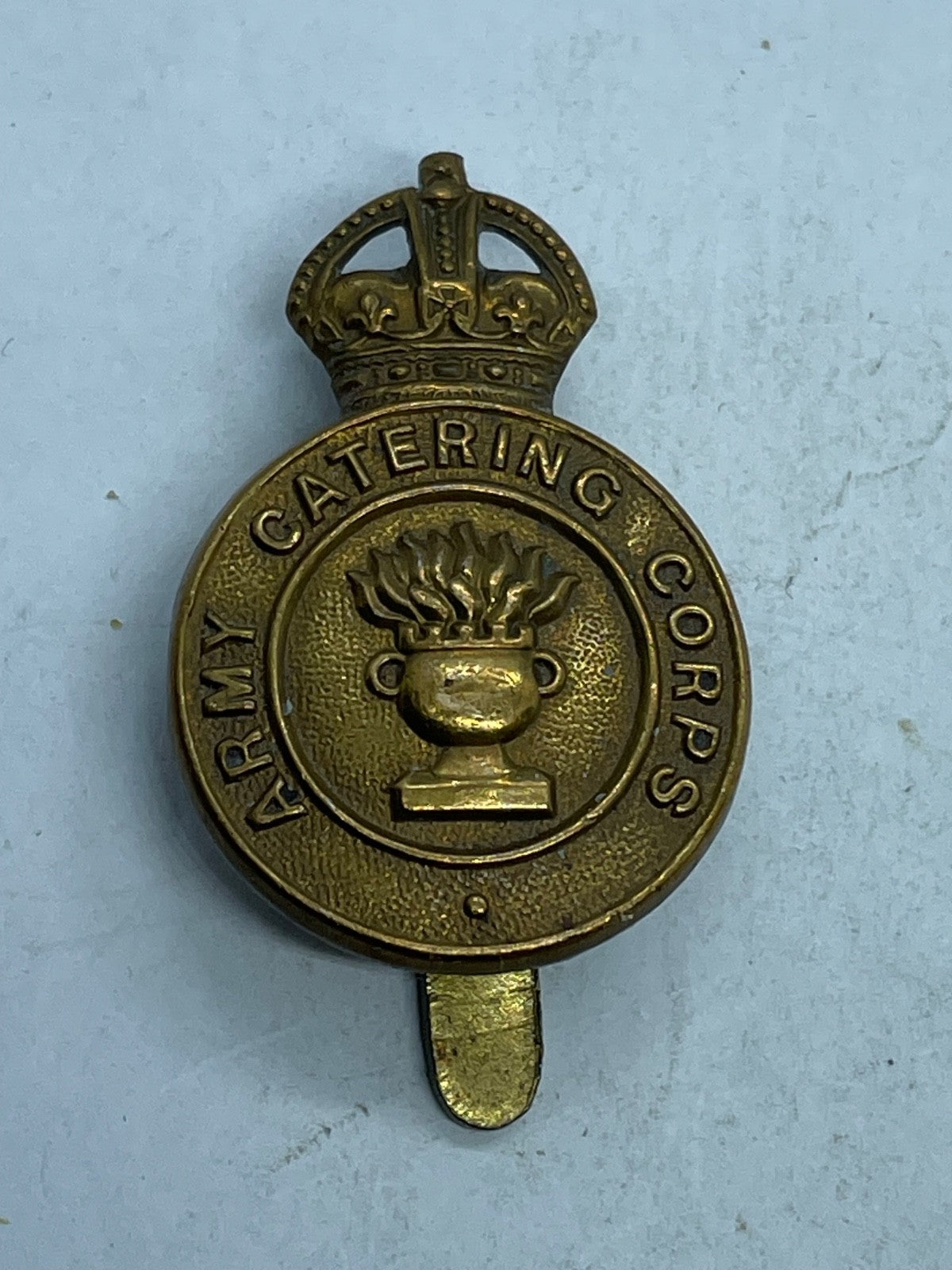 Original WW1/ WW2 British Army Royal Army Catering Corps Cap Badge ...