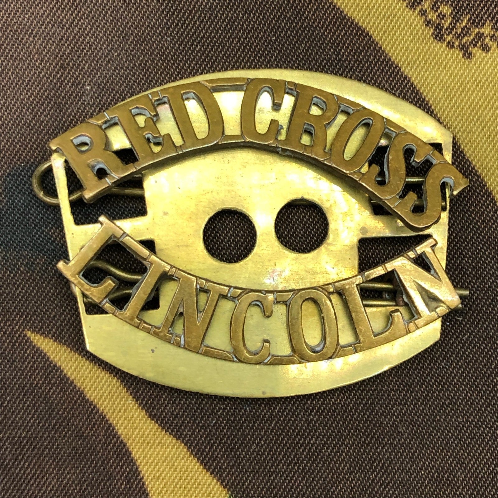Original WW1 British Army Red Cross Shoulder Title - Lincoln | For Sale ...