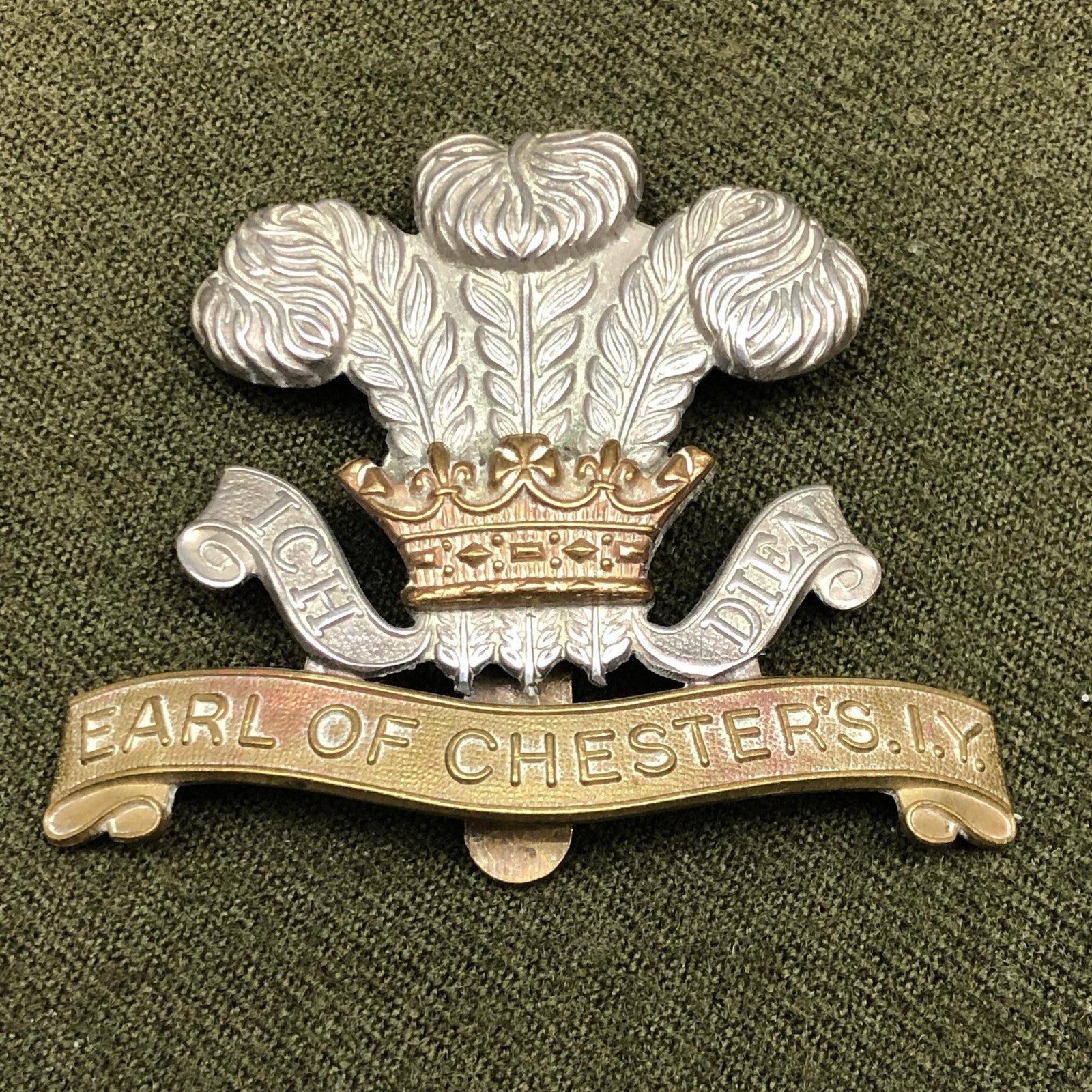 Original British Army WW1 Cap Badge - Earl of Chester's Imperial ...