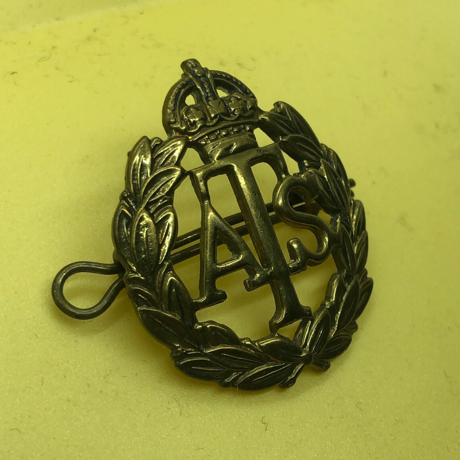 Original WW2 British Army ATS Auxiliary Territorial Service Cap Badge ...
