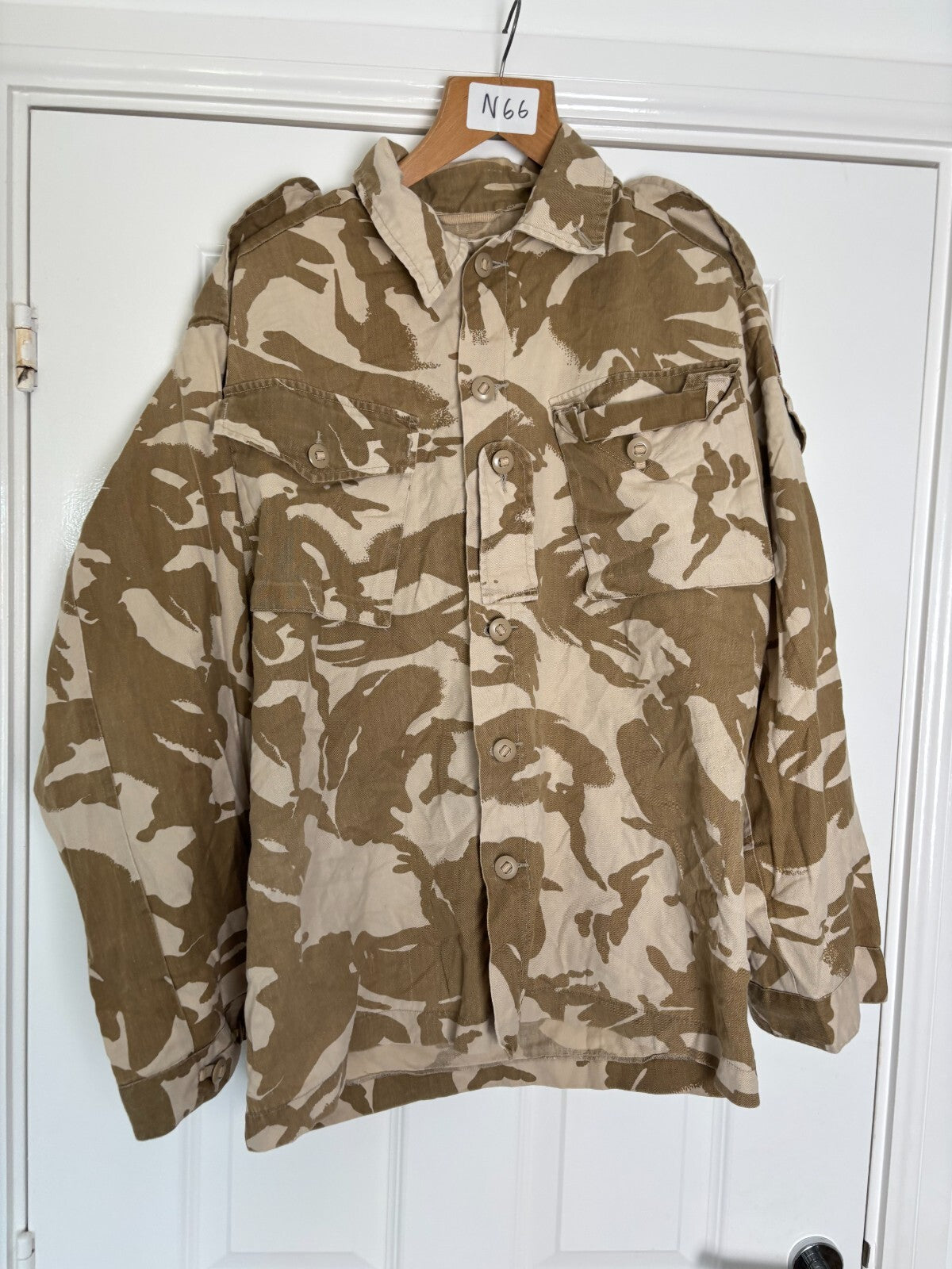 Genuine British Army DDPM Desert Tropical Combat Jacket-Size 40 Chest ...
