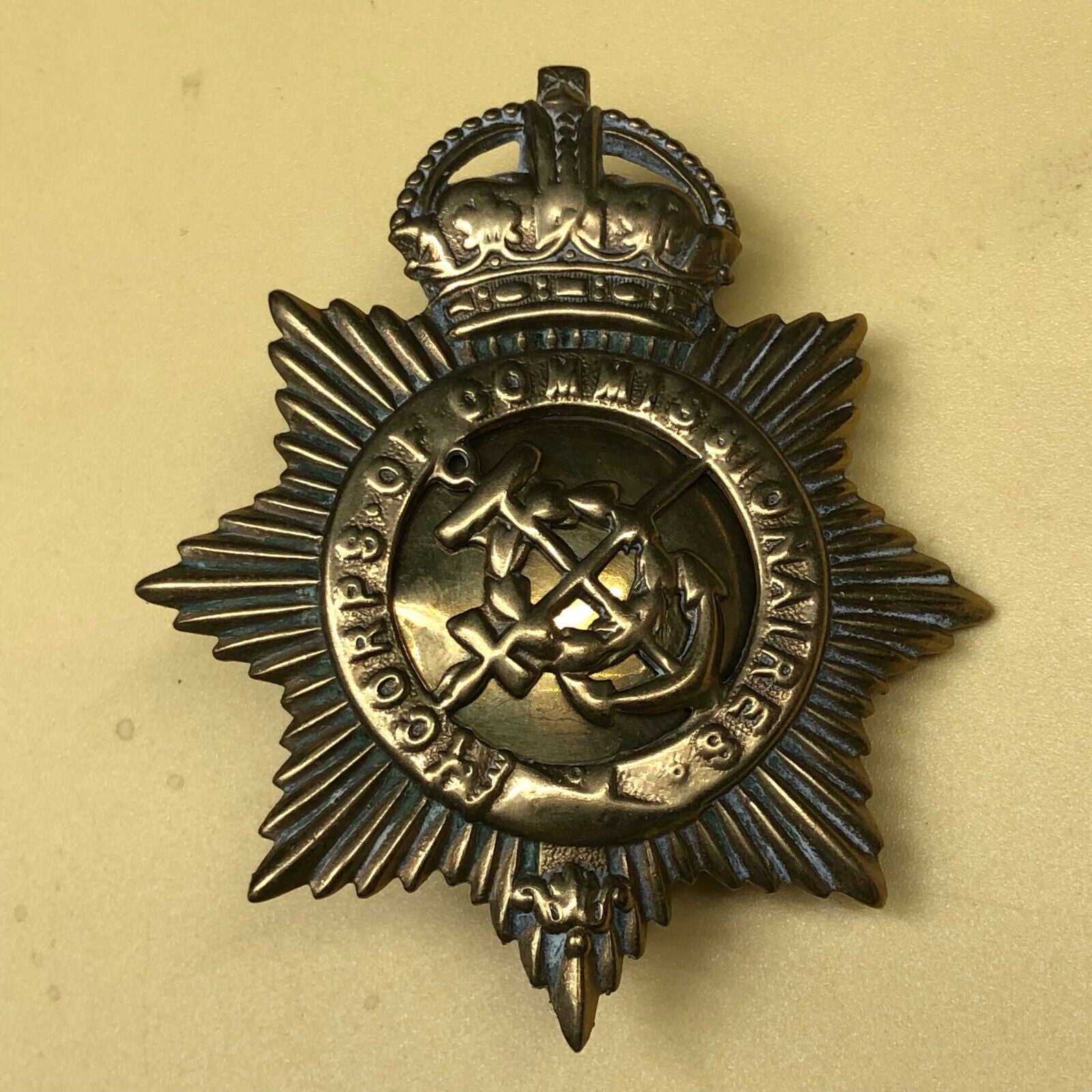 Original WW2 Era British Army Corps of Commissionaires Cap Badge | For ...