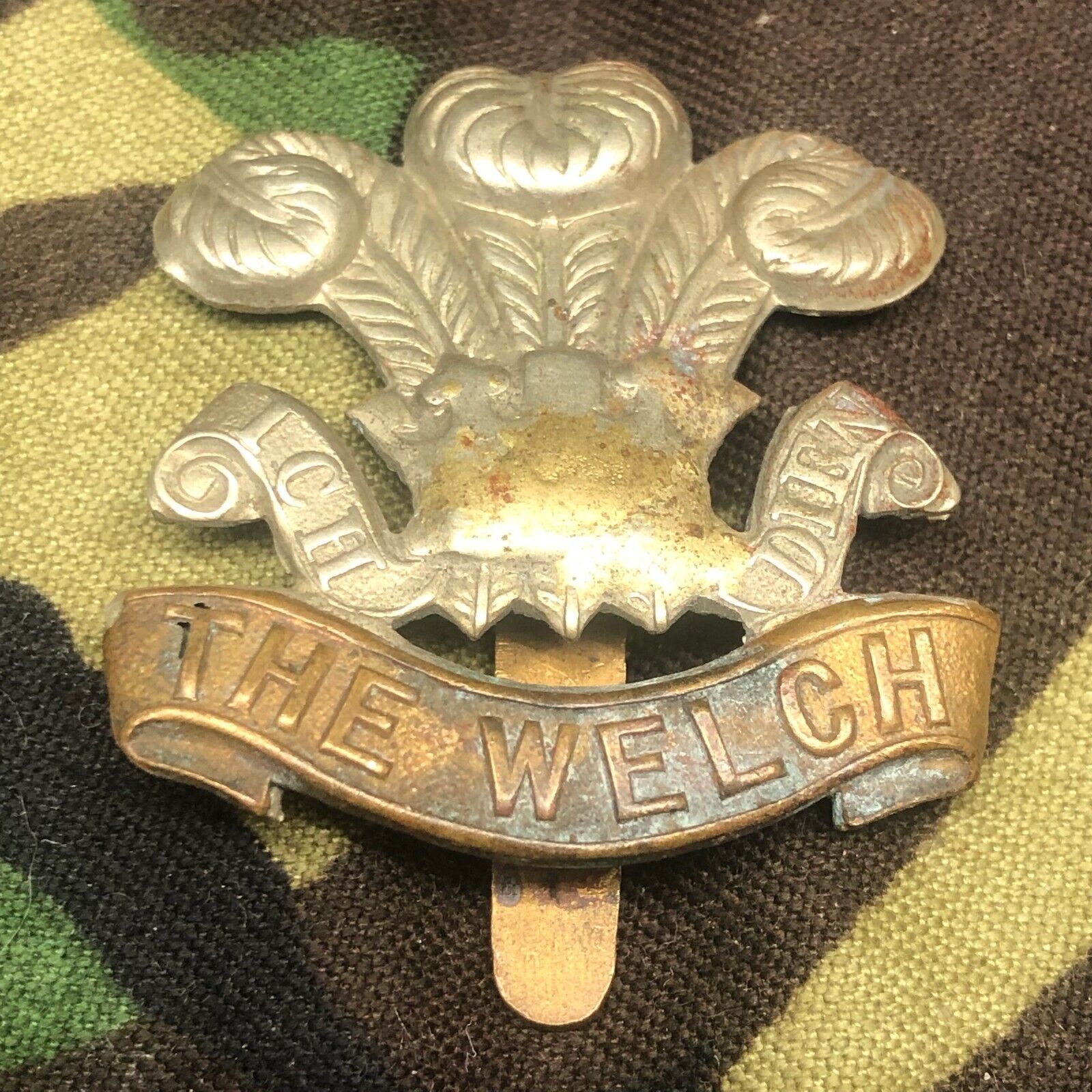 Original WW1 British Army Cap Badge - The Welch Regiment | For Sale ...