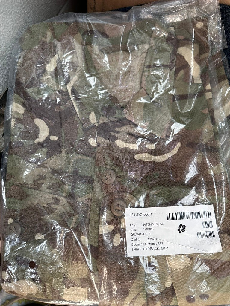 NEW British Army MTP Barrack Shirt - Size 170/100 | For Sale | The ...