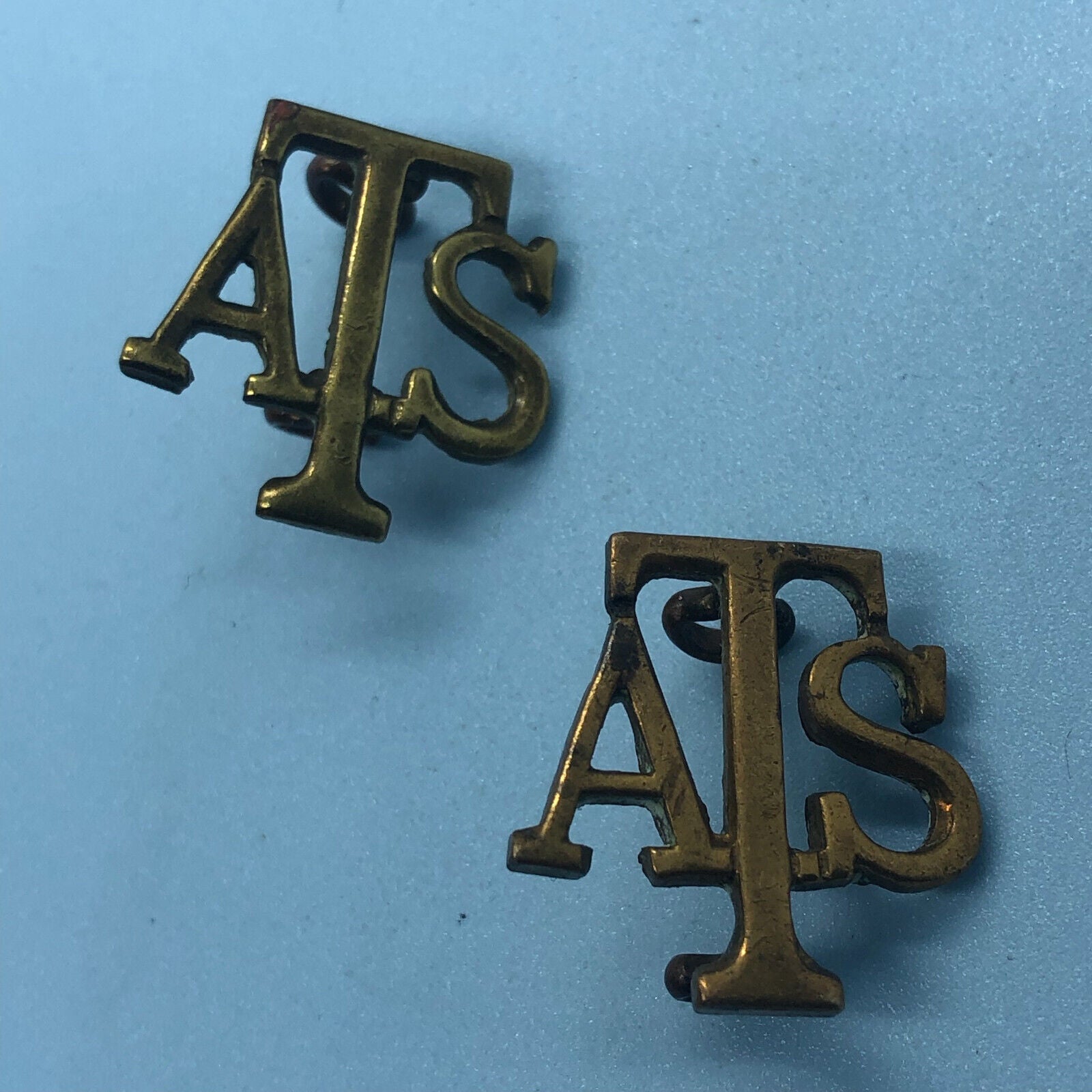 Genuine British Army Auxiliary Territorial Service ATS Collar Badges ...
