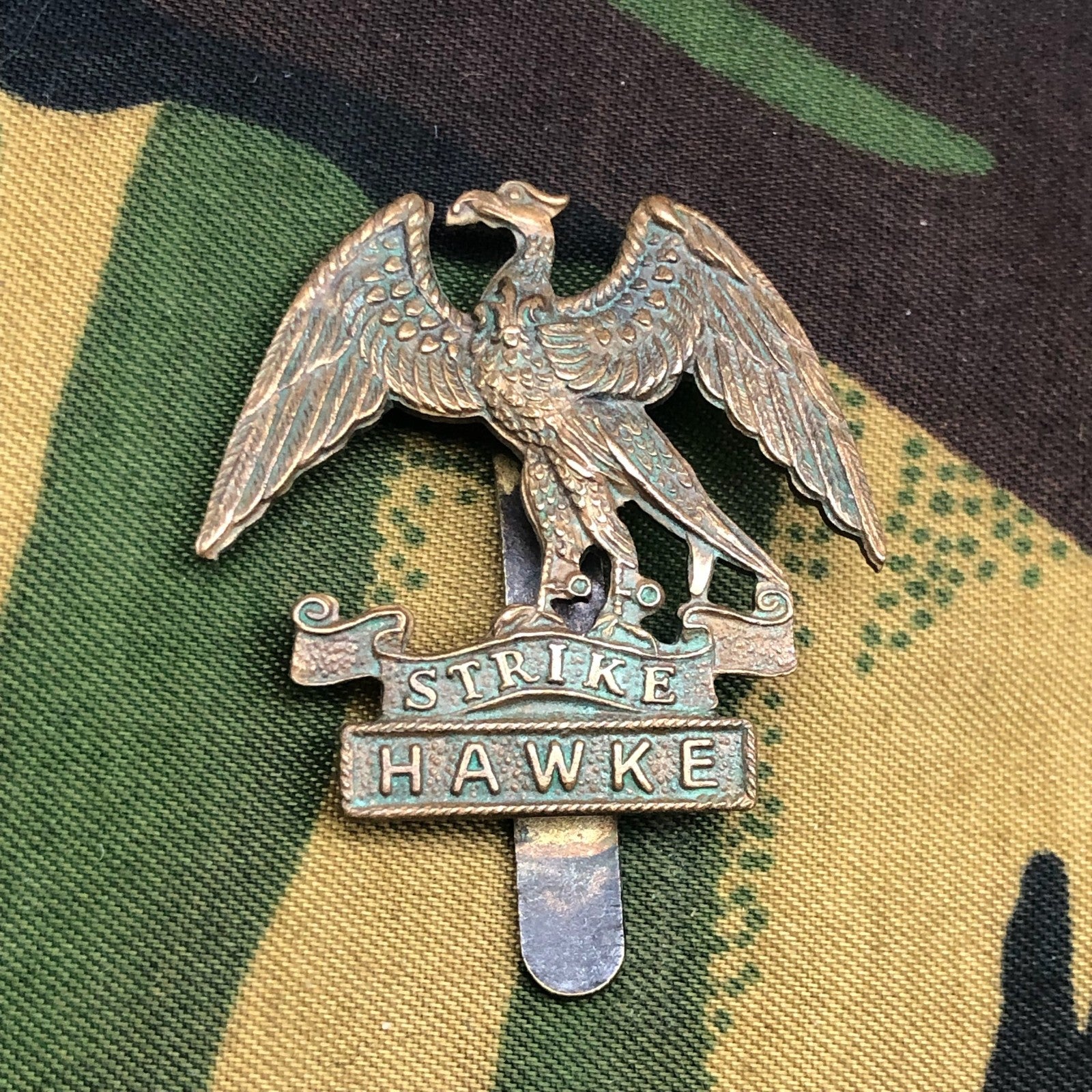 British Army WW1 Cap Badge - Hawke Battalion of the Royal Naval Divisi