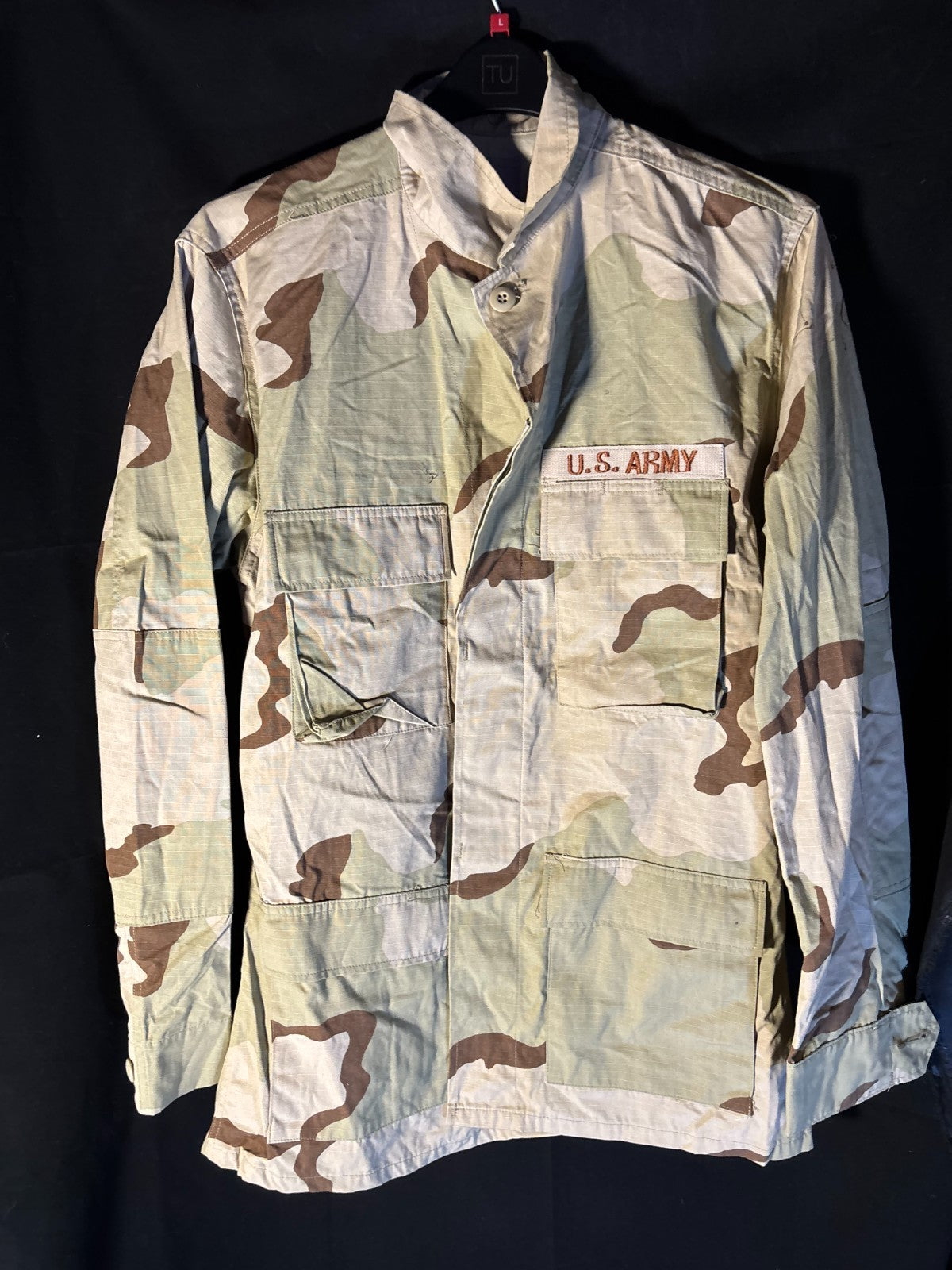 Gulf War US Army DCU Camouflaged Combat Field Coat/Jacket - Medium/Lon