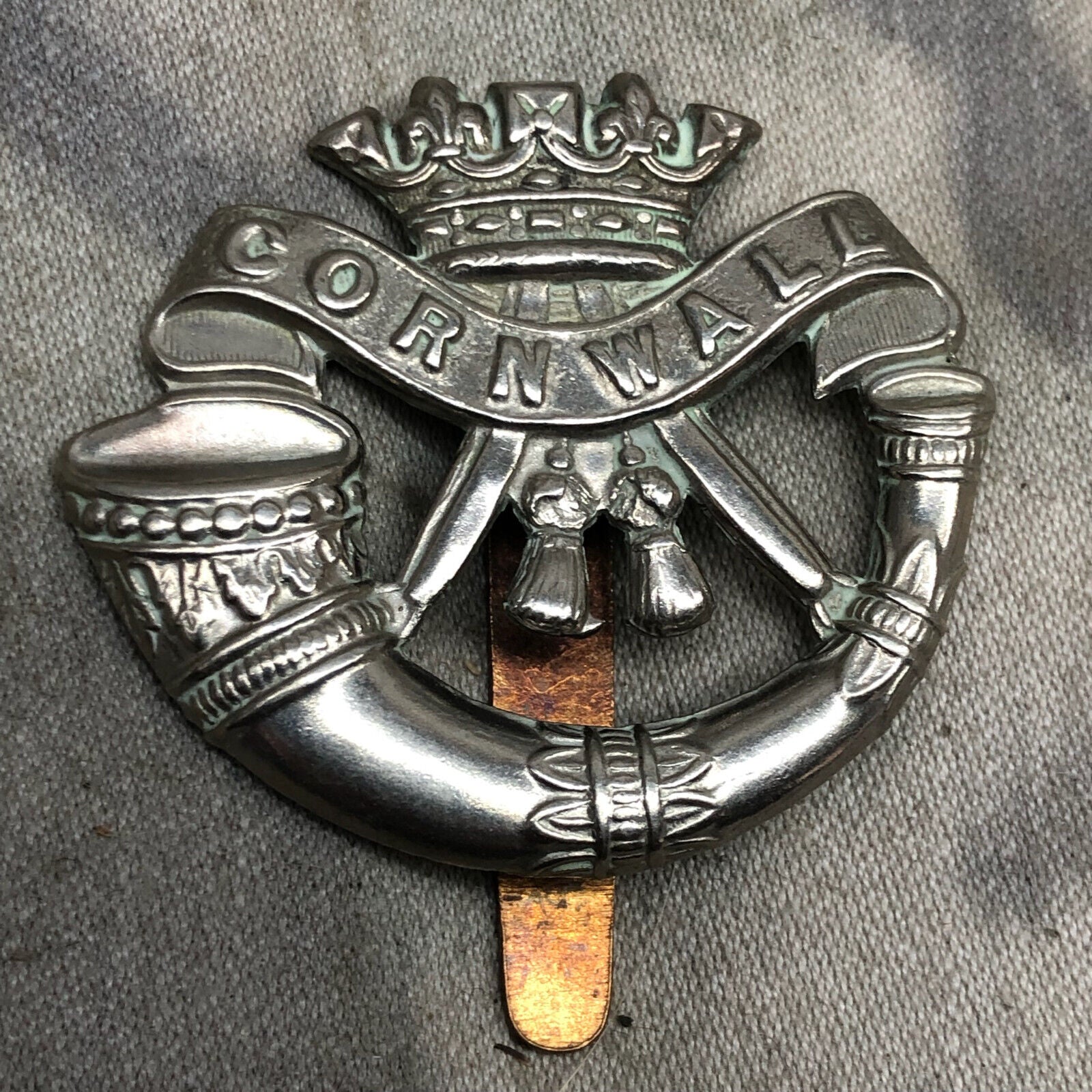 Original British Army Cornwall Light Infantry Cap Badge | For Sale ...