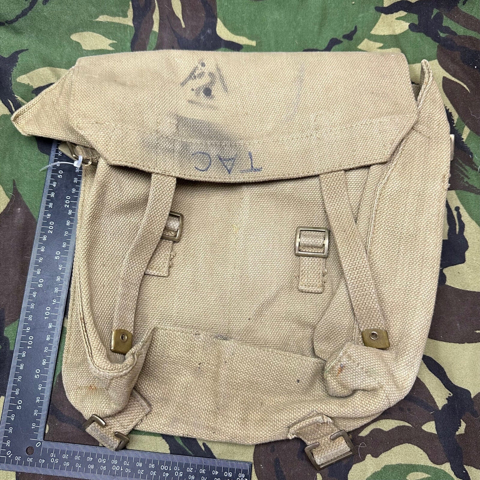 Original WW2 British Army 37 Pattern Webbing Small Pack 1943 | For Sale ...