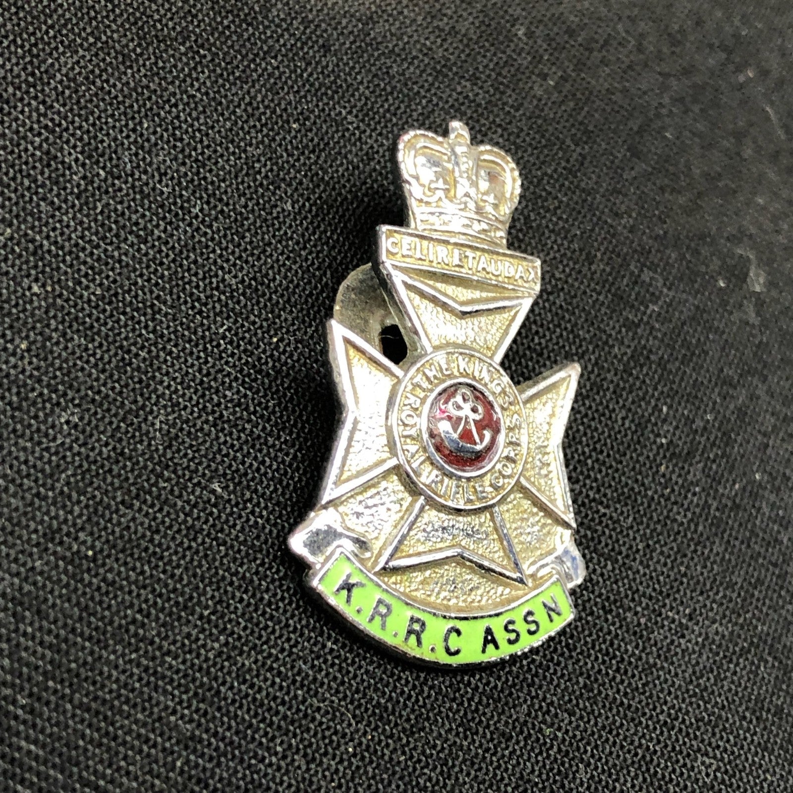 British Army Kings Royal Rifle Corps Association Lapel Pin Badge | For ...