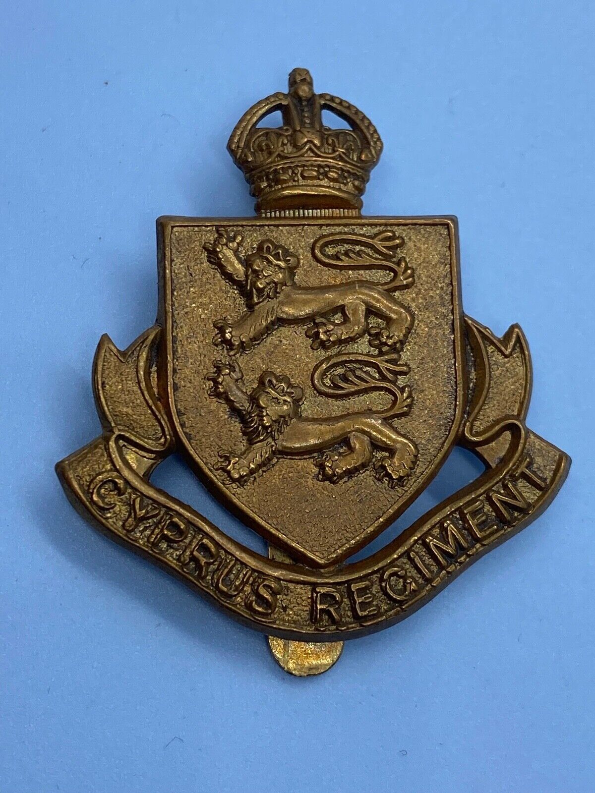 Original WW2 British Army / Cyprus Regiment Cap Badge | For Sale | The ...