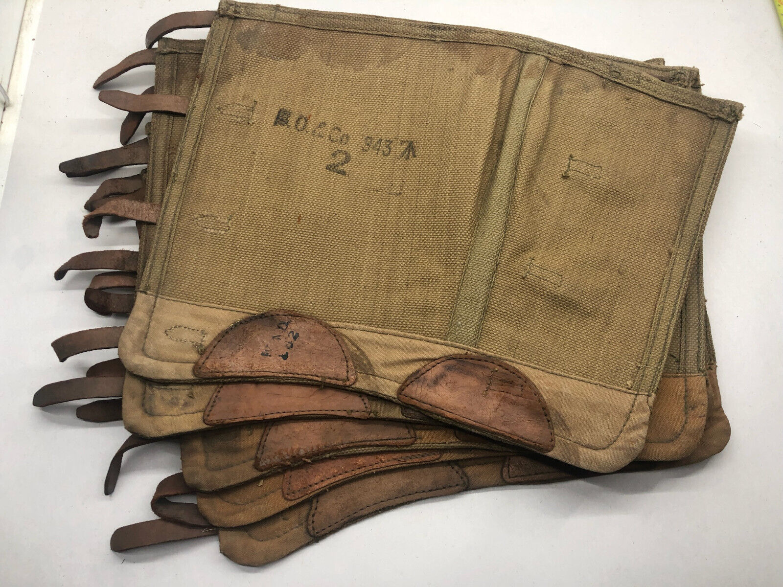 Original WW2 British Army 37 Pattern Despatch Riders High Sided Single ...