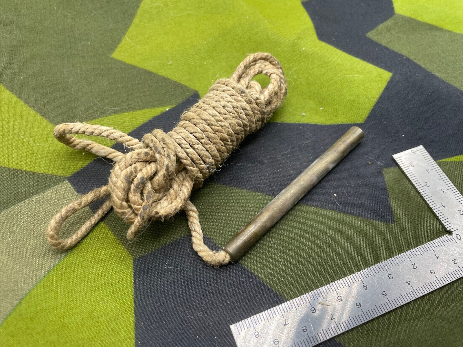 Original WW1 / WW2 British Army Brass & Rope Pull-Thru - Enfield | For ...