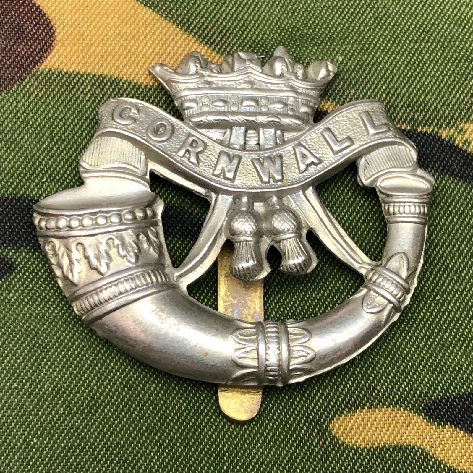Original WW2 British Cap Badge - Duke of Cornwall's Light Infantry ...
