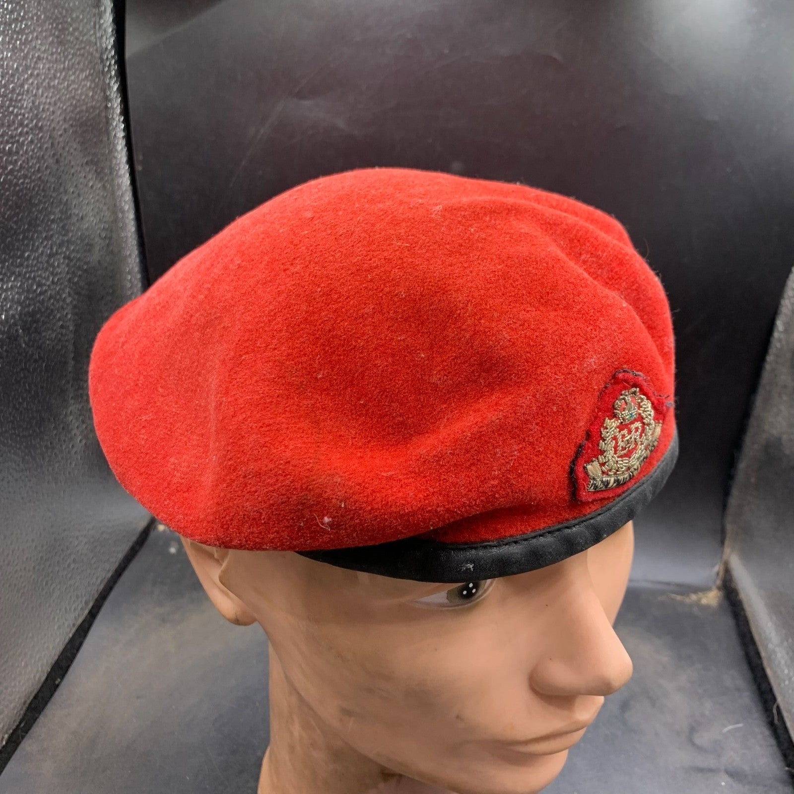Genuine British Army Soldiers Beret - RMP Royal Military Police - Size ...