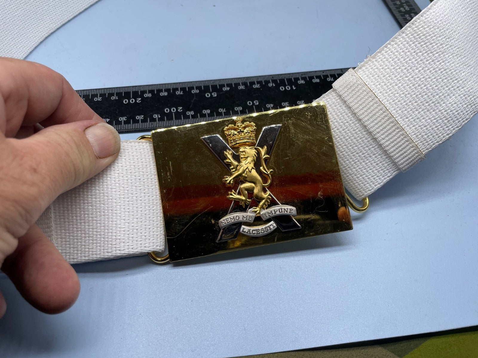 Original British Army Royal Regiment of Scotland Belt & Buckle | For ...