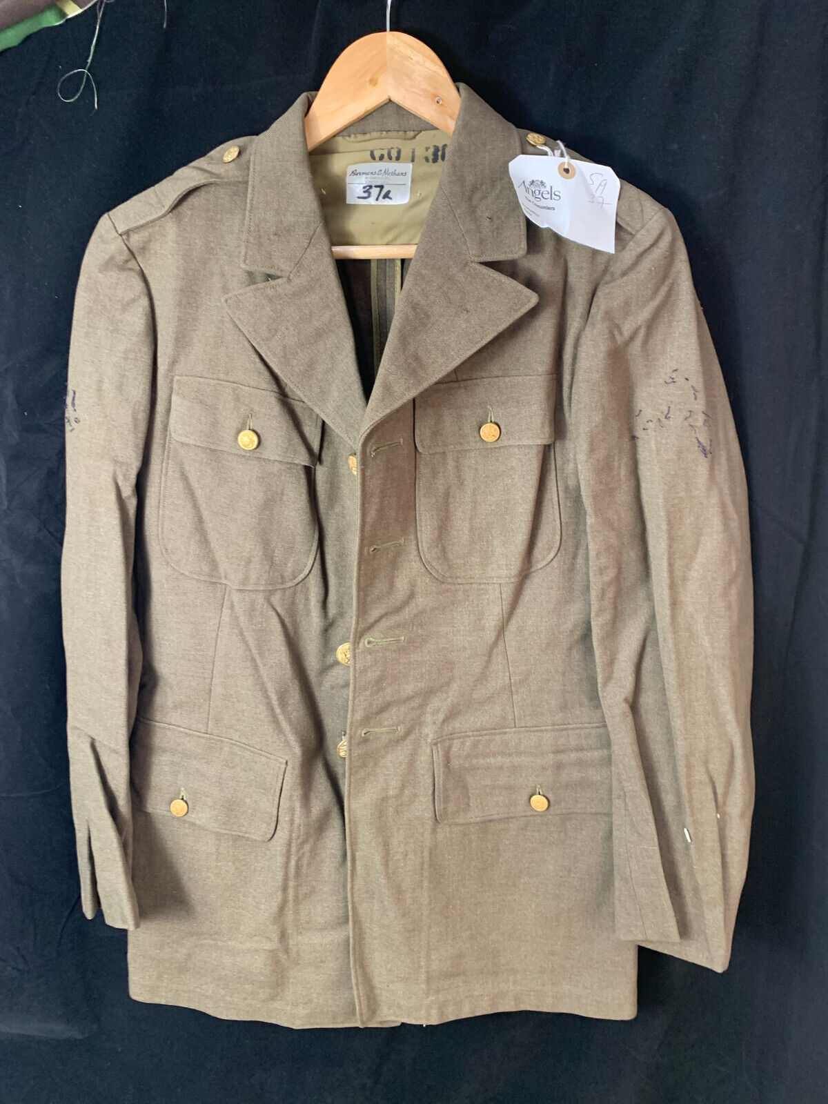 Original WW2 US Army Class A Dress Jacket 1942 - Private Ryan Prop - 38 ...
