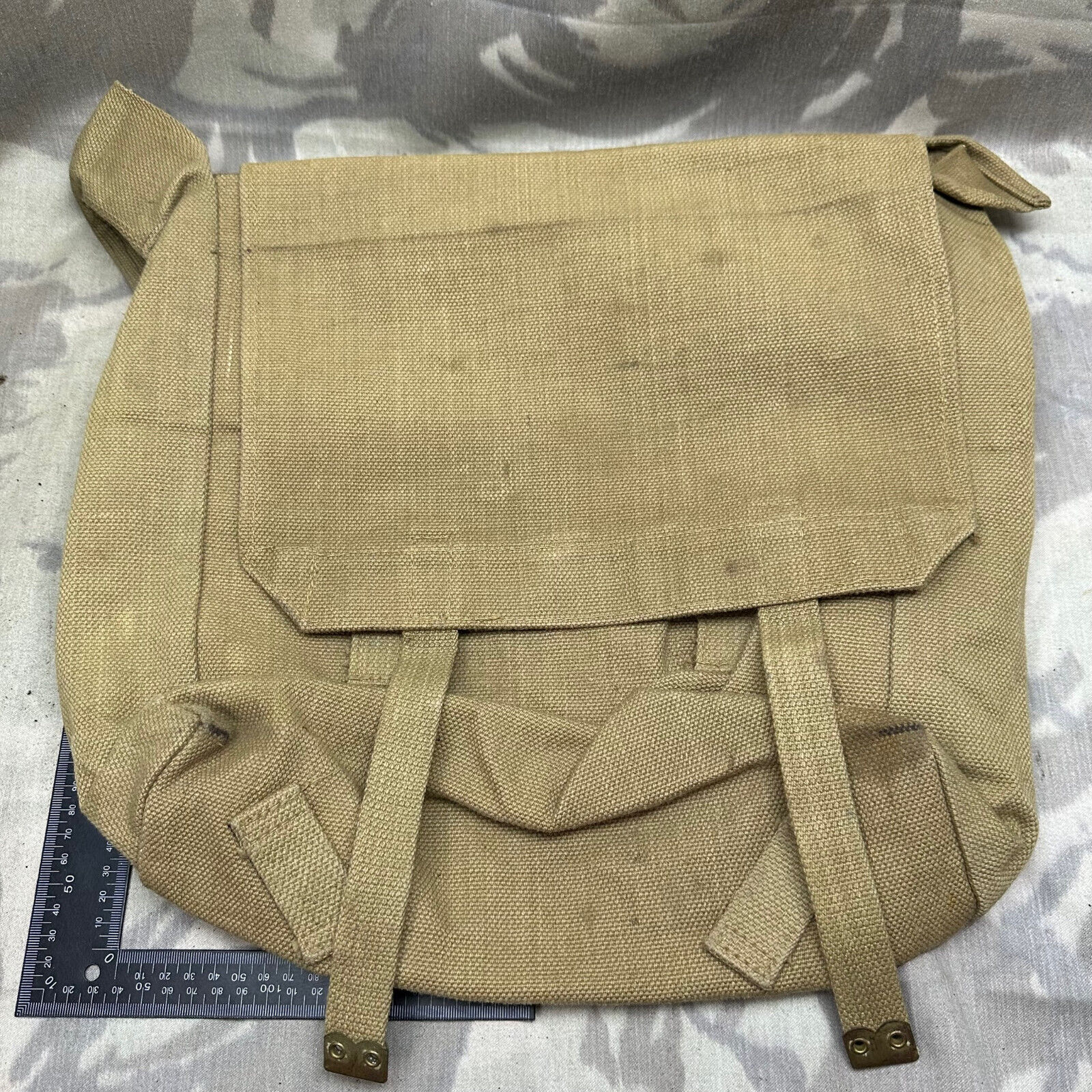 Original WW2 British Army 37 Pattern Webbing Large Pack - Wartime Paper ...