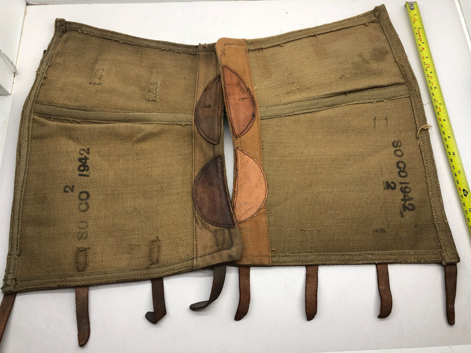 Original WW2 British Army 37 Pattern Despatch Riders High Sided Spats ...
