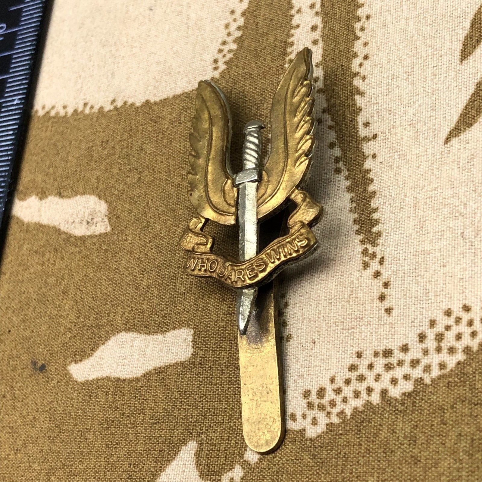 Genuine British Army Special Air Service (SAS) Cap Badge | For Sale ...