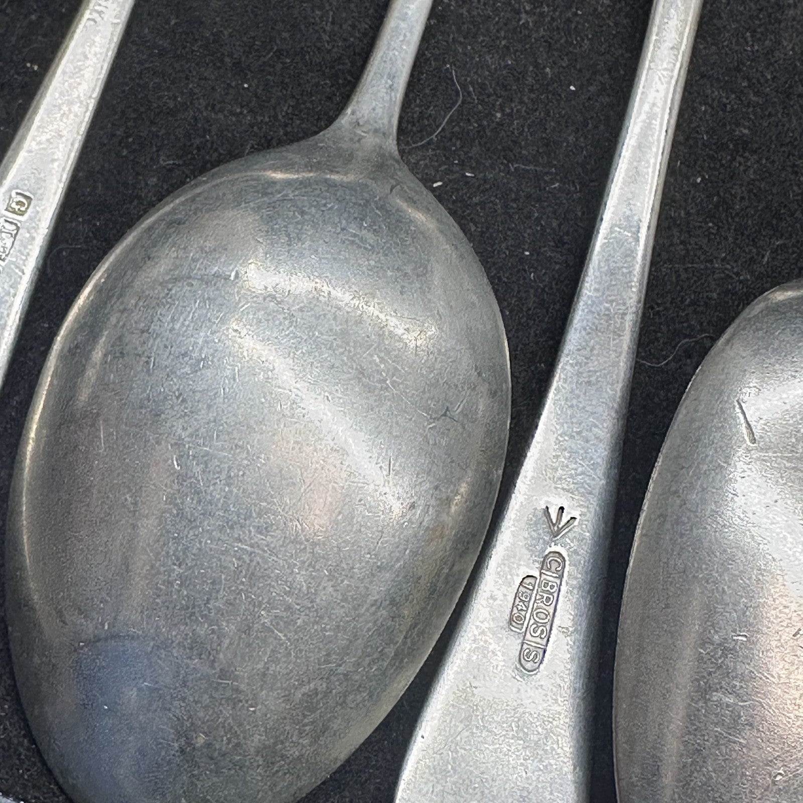 WW2 British Army Spoon 1940 Dated & WD Marked - Original Mess Soldiers