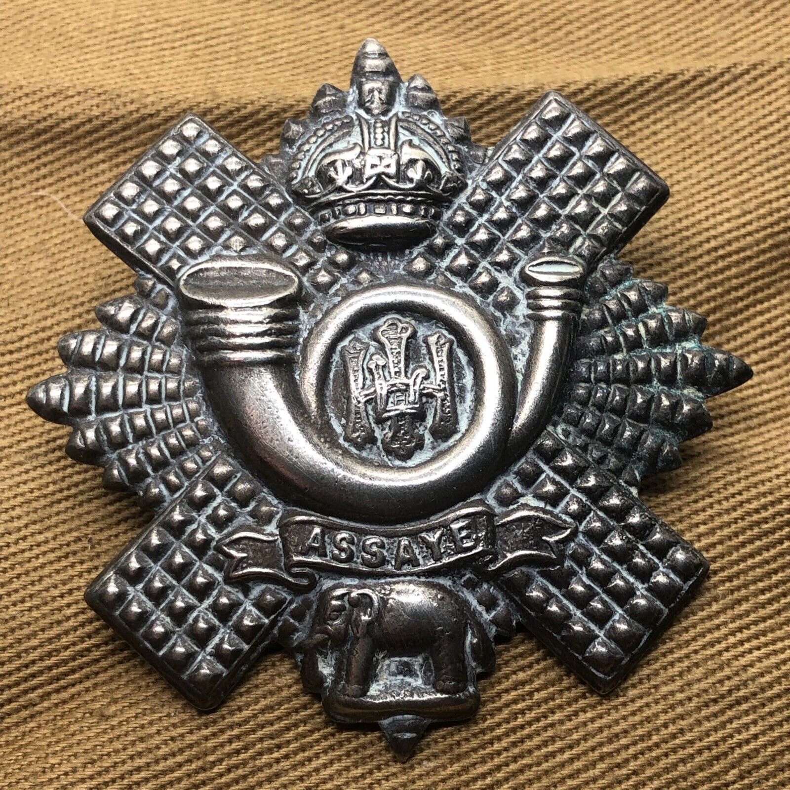 Original WW1 British Army Highland Light Infantry Cap Badge | For Sale ...