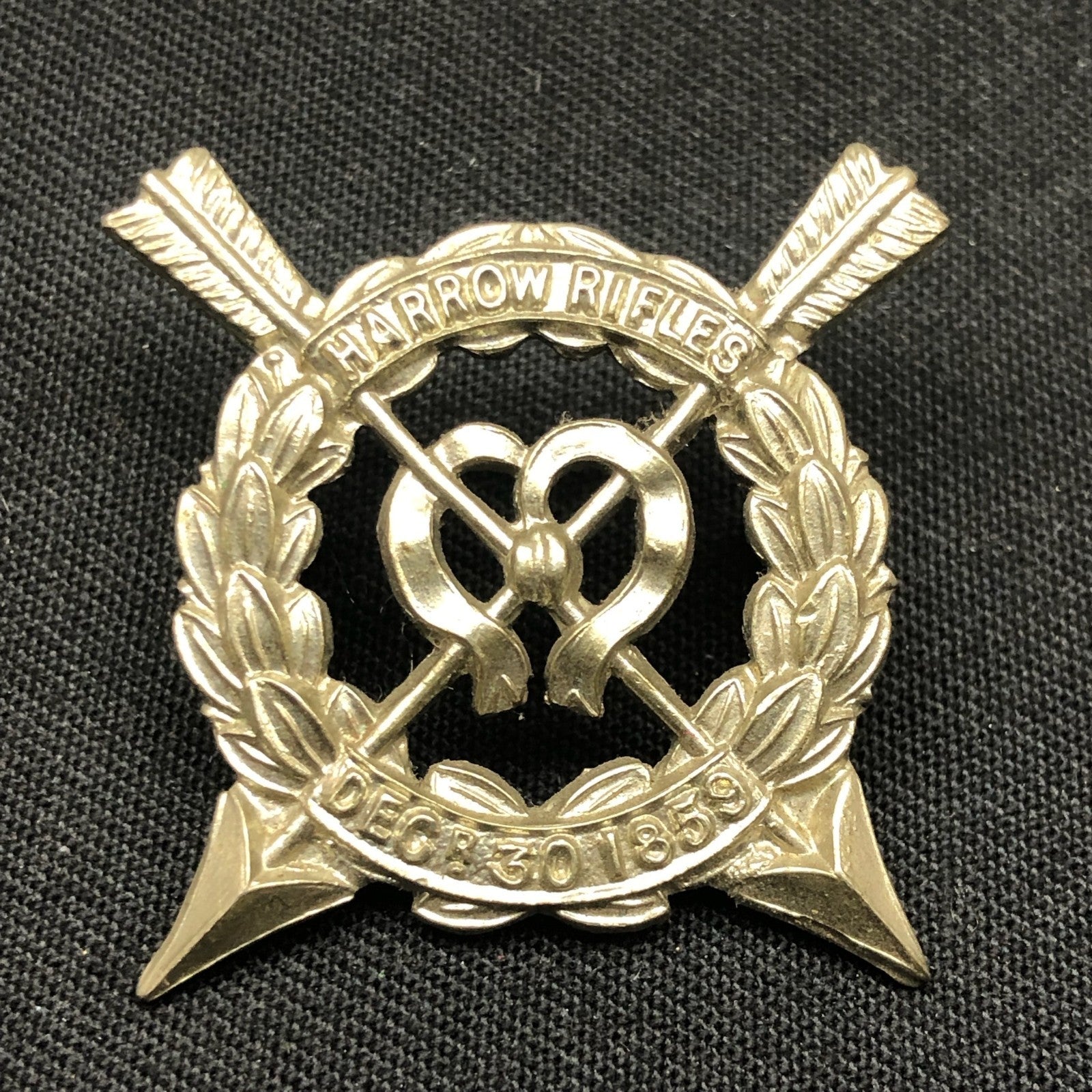 Original British Army Cap Badge - Harrow Rifles | For Sale | The ...