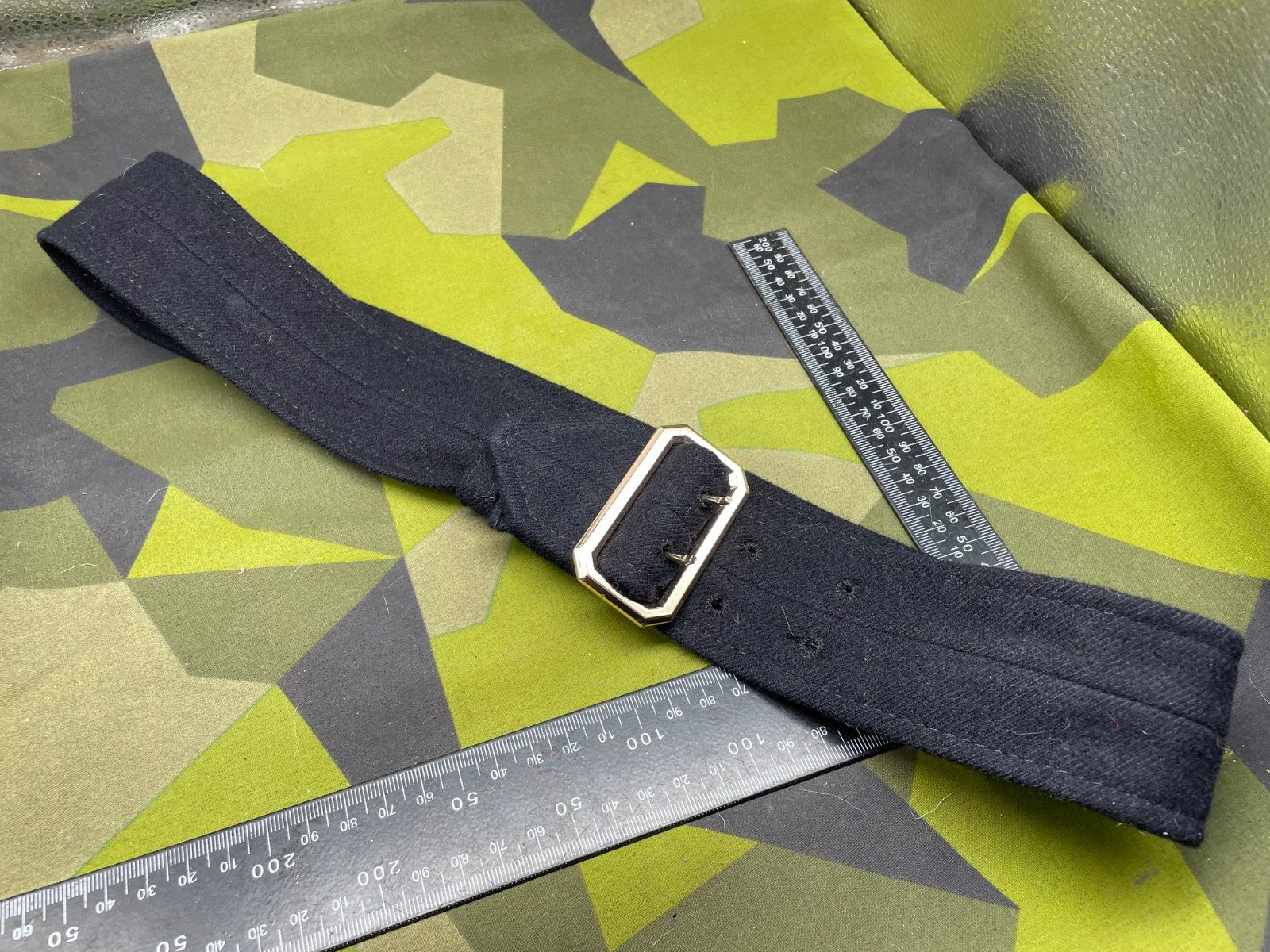 Original British Army Mess Dress Belt with Gilt Buckle - Approx Size 30 ...