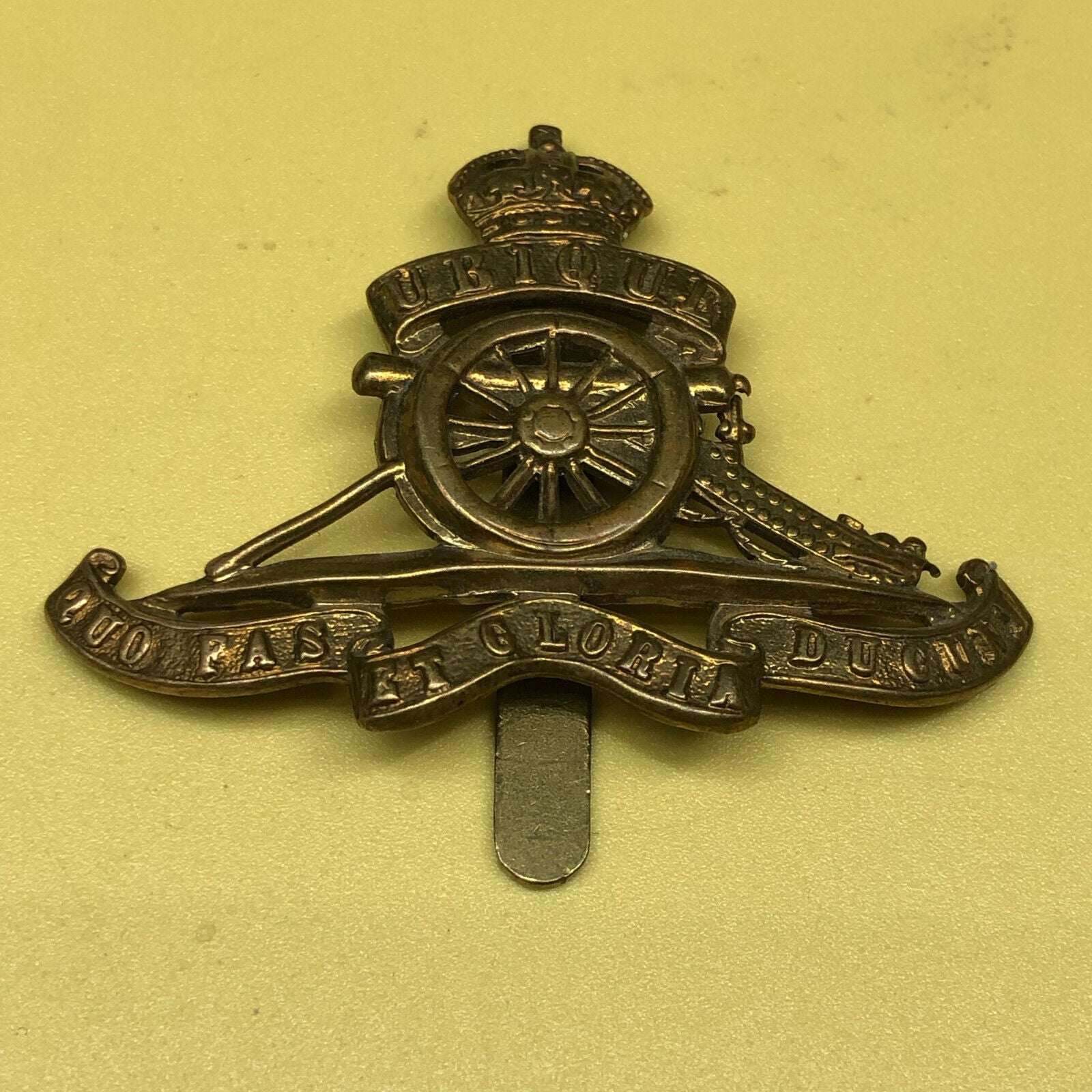 Original WW2 Era British Army RA Royal Artillery Cap Badge | For Sale ...