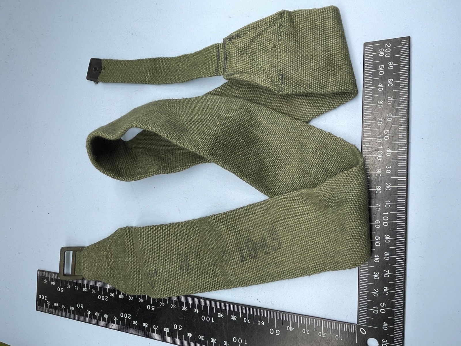 Original British Army WW2 1945 Dated - 44 Pattern Webbing Shoulder Str