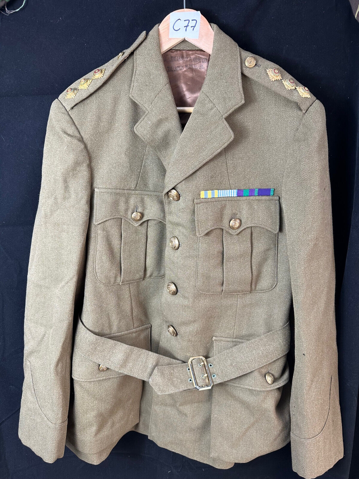 Original WW2 British Army Service Dress Jacket - Captain with Medal ...