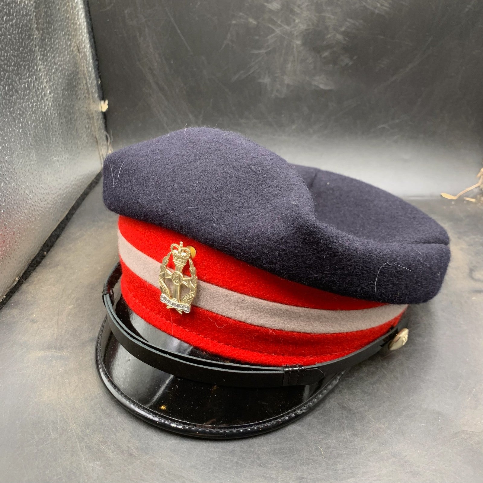 Original British Army Dress Peaked Cap - QARANC - Size 56 cm | For Sale ...