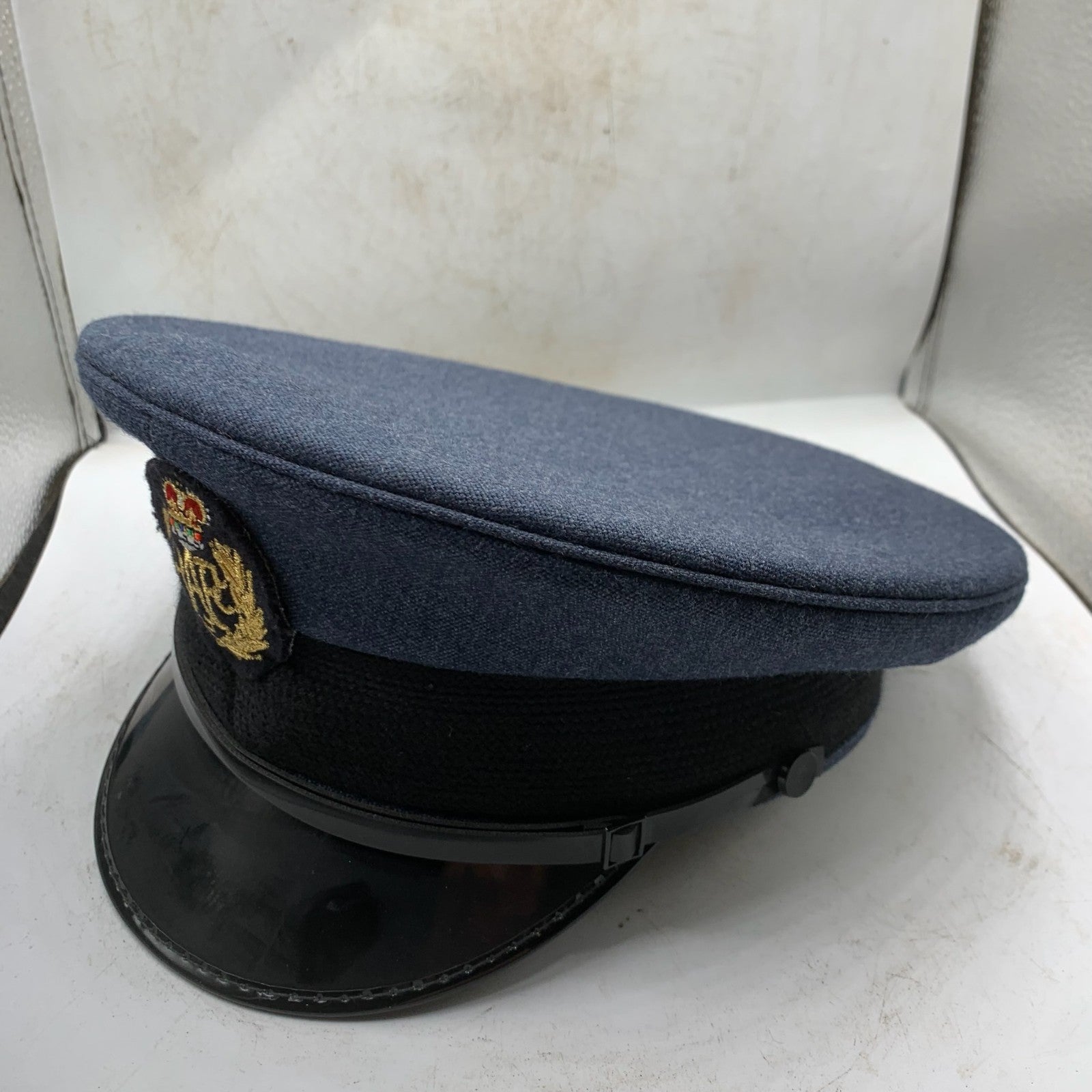 Genuine British Royal Air Force Peaked Dress Cap with Badge - Size 56cm ...