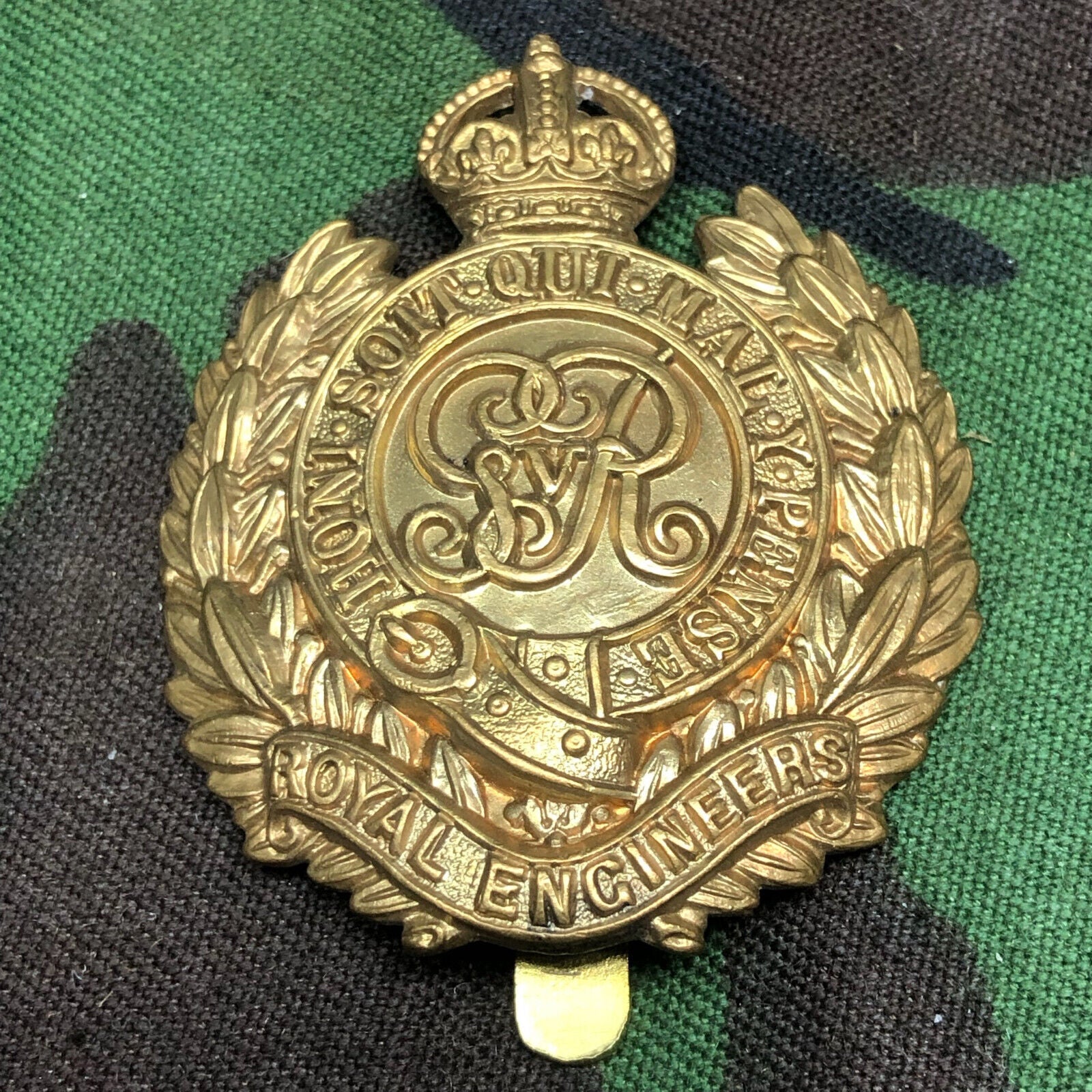 WW1 British Army Royal Engineers GVI Cap Badge Reproduction | For Sale ...