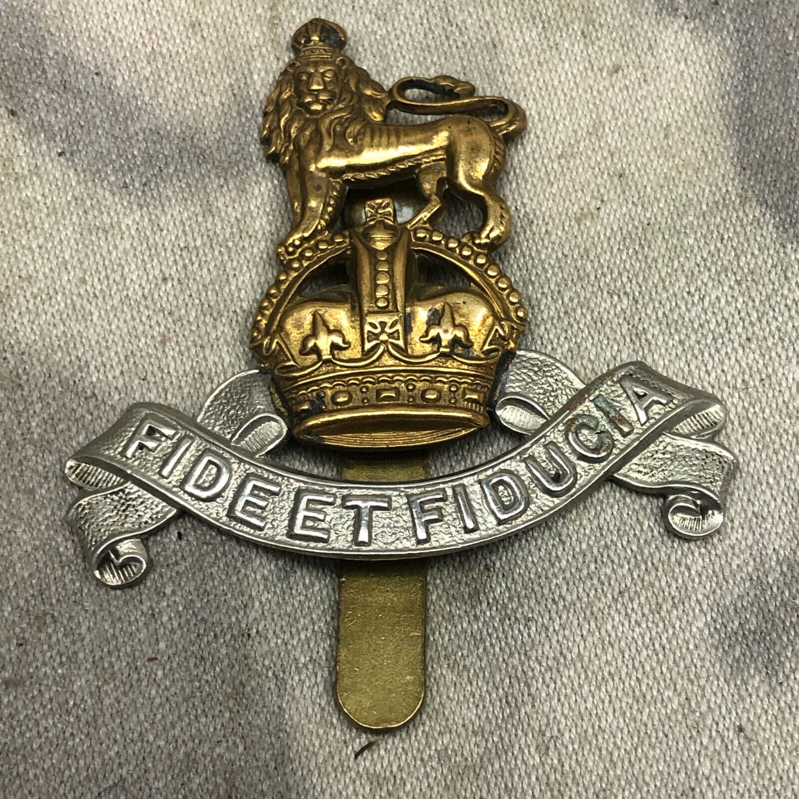 Original WW1 WW2 British Army Royal Army Pay Corps RAPC Cap Badge | For ...