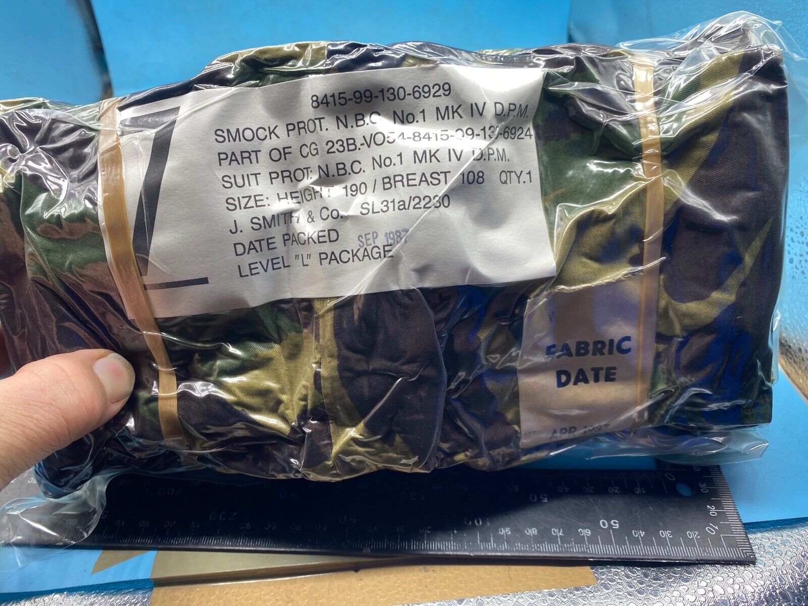 Original British Army Unissued DPM NBC Jacket - 190 / 108 | For Sale ...