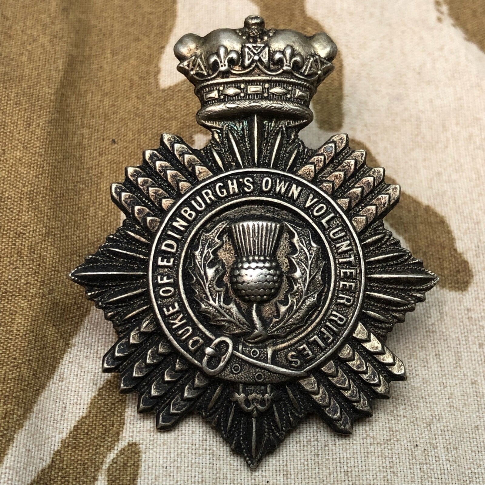 British Army Victorian Duke of Edinburgh's Own Volunteer Rifles Cap ...