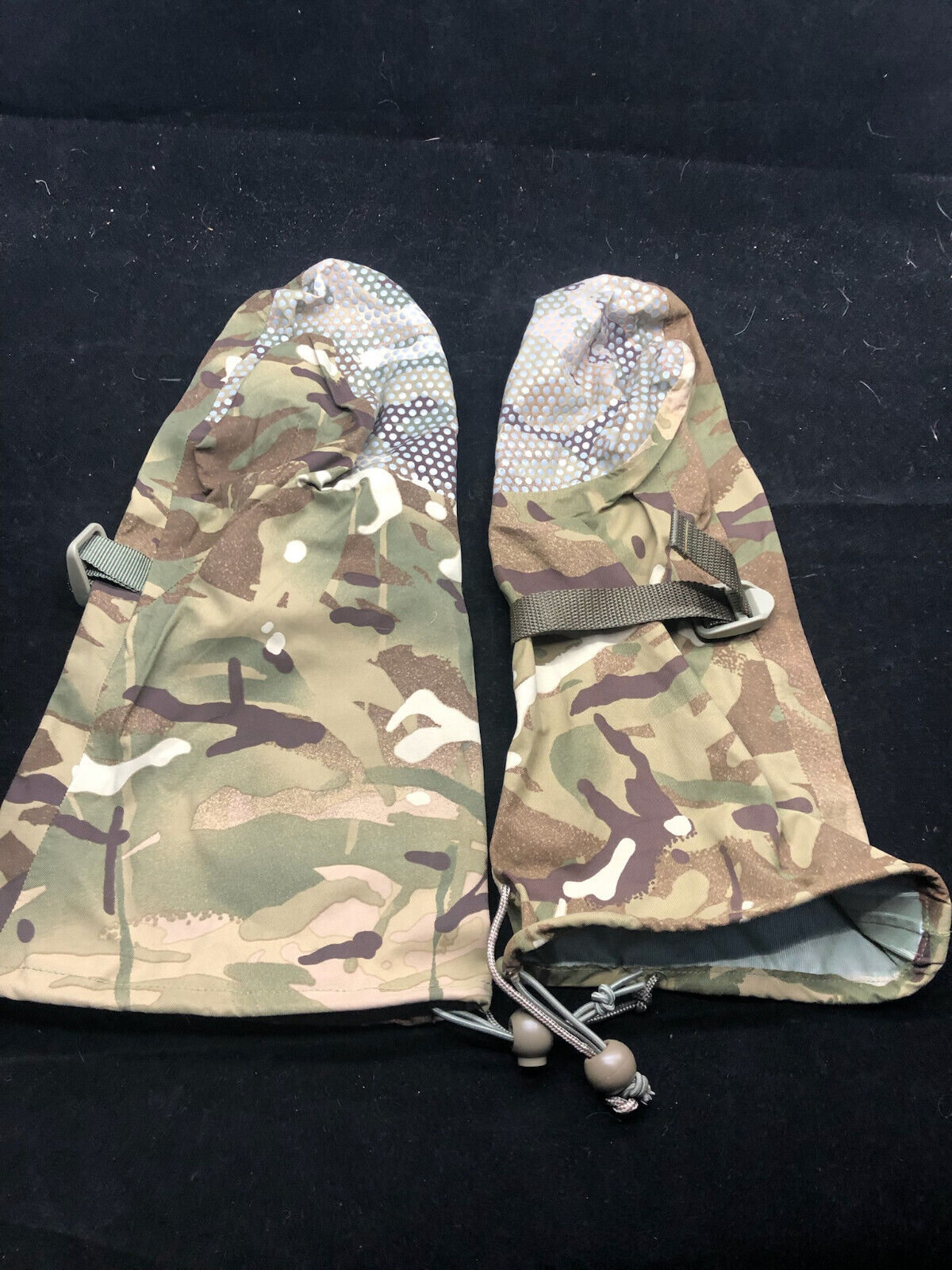 British Army MTP MVP Camouflage Gore-Tex ECW Outer Mittens - Size Small ...