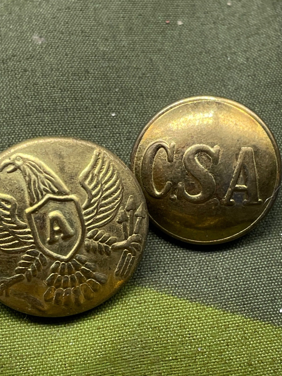 Interesting Group of American Civil War / Indian Wars Buttons | For ...