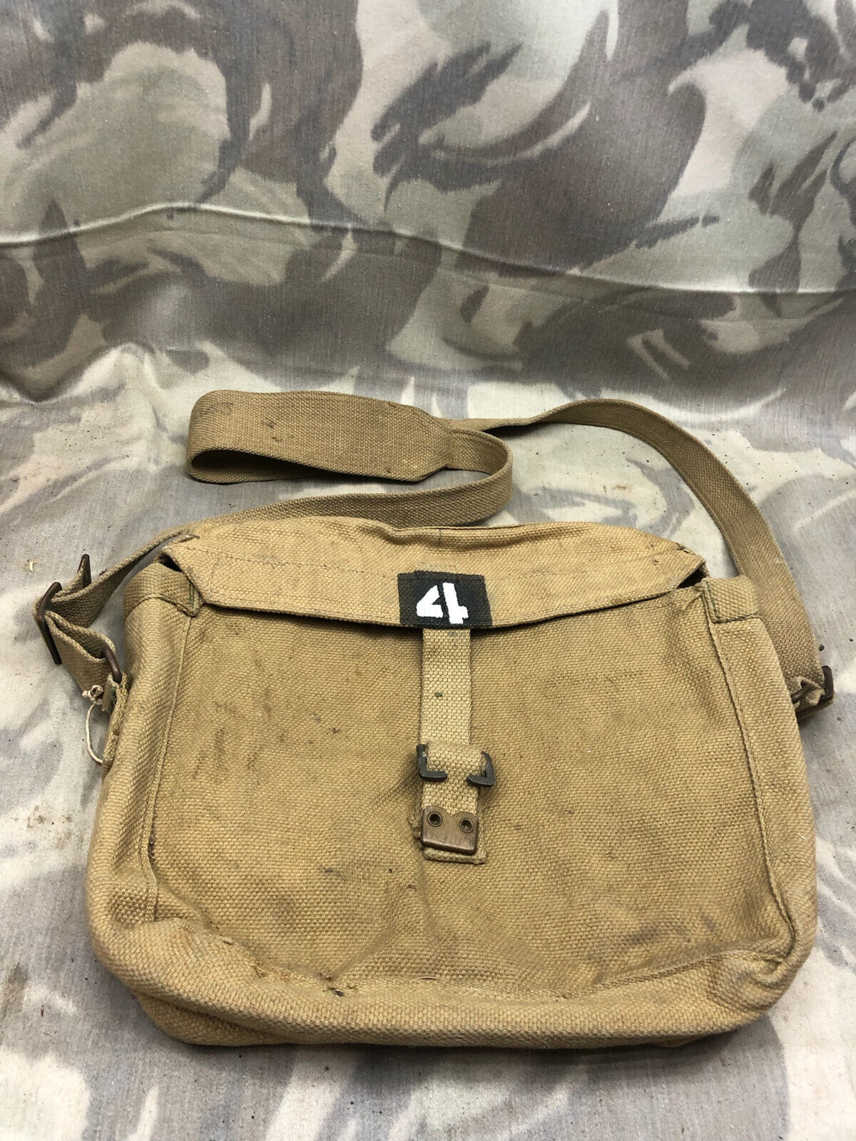 Original WW2 British Army 37 Pattern Satchel Signal - Wartime Dated ...