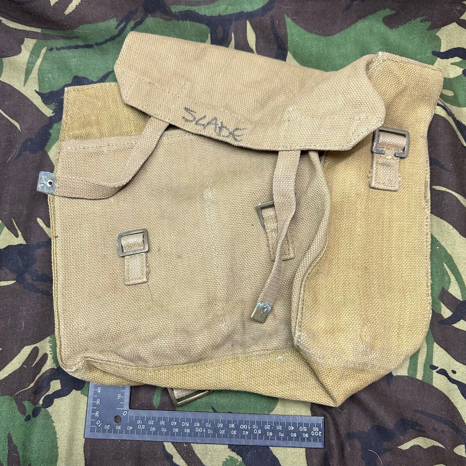 Original WW2 British Army 37 Pattern Webbing Small Pack 1941 | For Sale ...