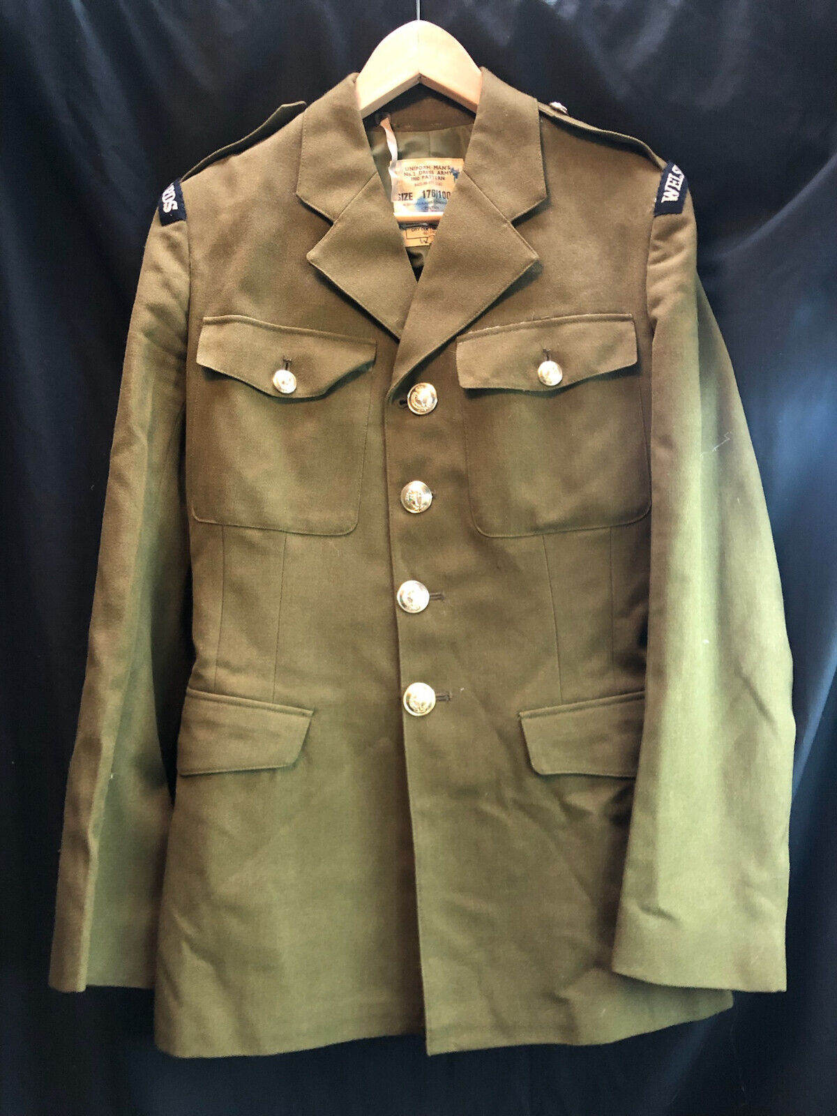 Genuine British Army No.2 Dress Uniform Tunic Jacket - Size 176/100/84 ...