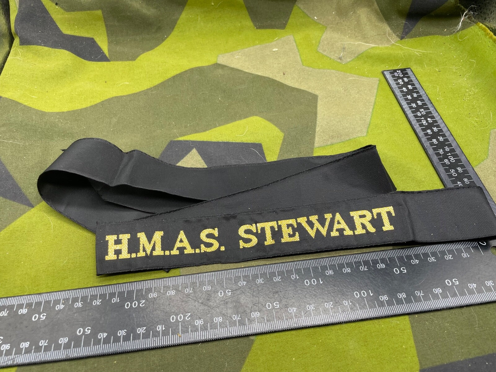 Genuine British Royal Navy - HMAS Stewart Cap Tally - Full Length | For ...