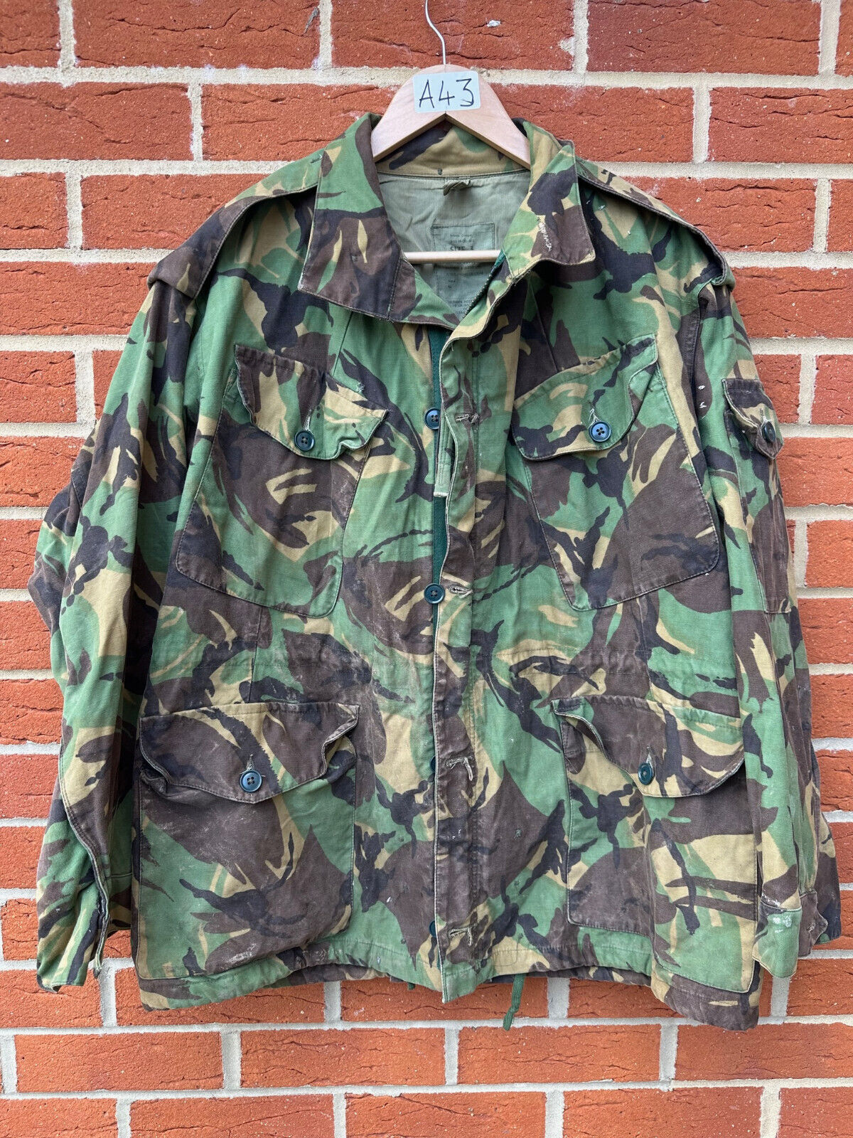 Original British Army 1968 Pattern Combat Smock Jacket - Size 3 - 46 ...
