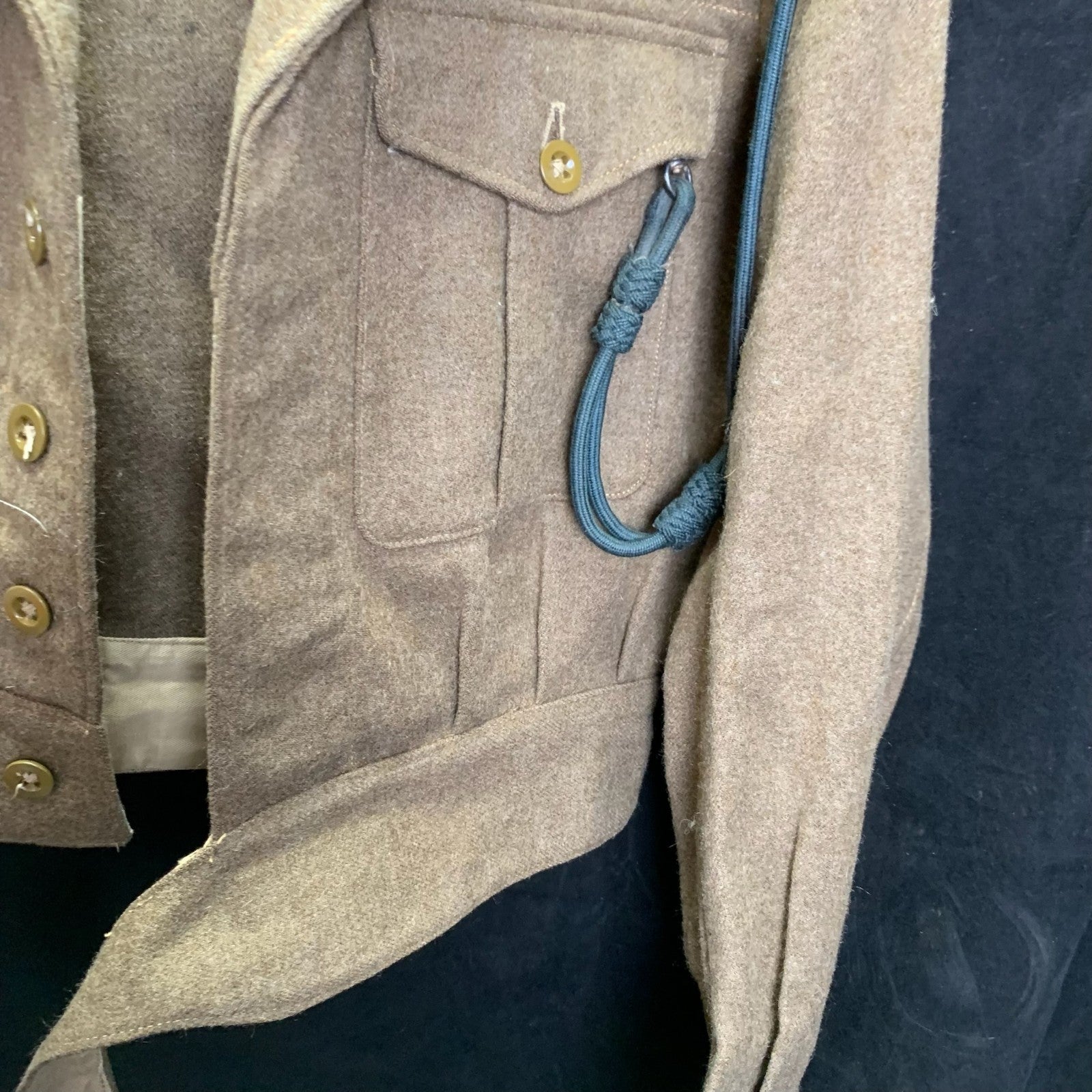 Original British Army Serge Battledress Uniform Jacket - Oxs & Bucks ...