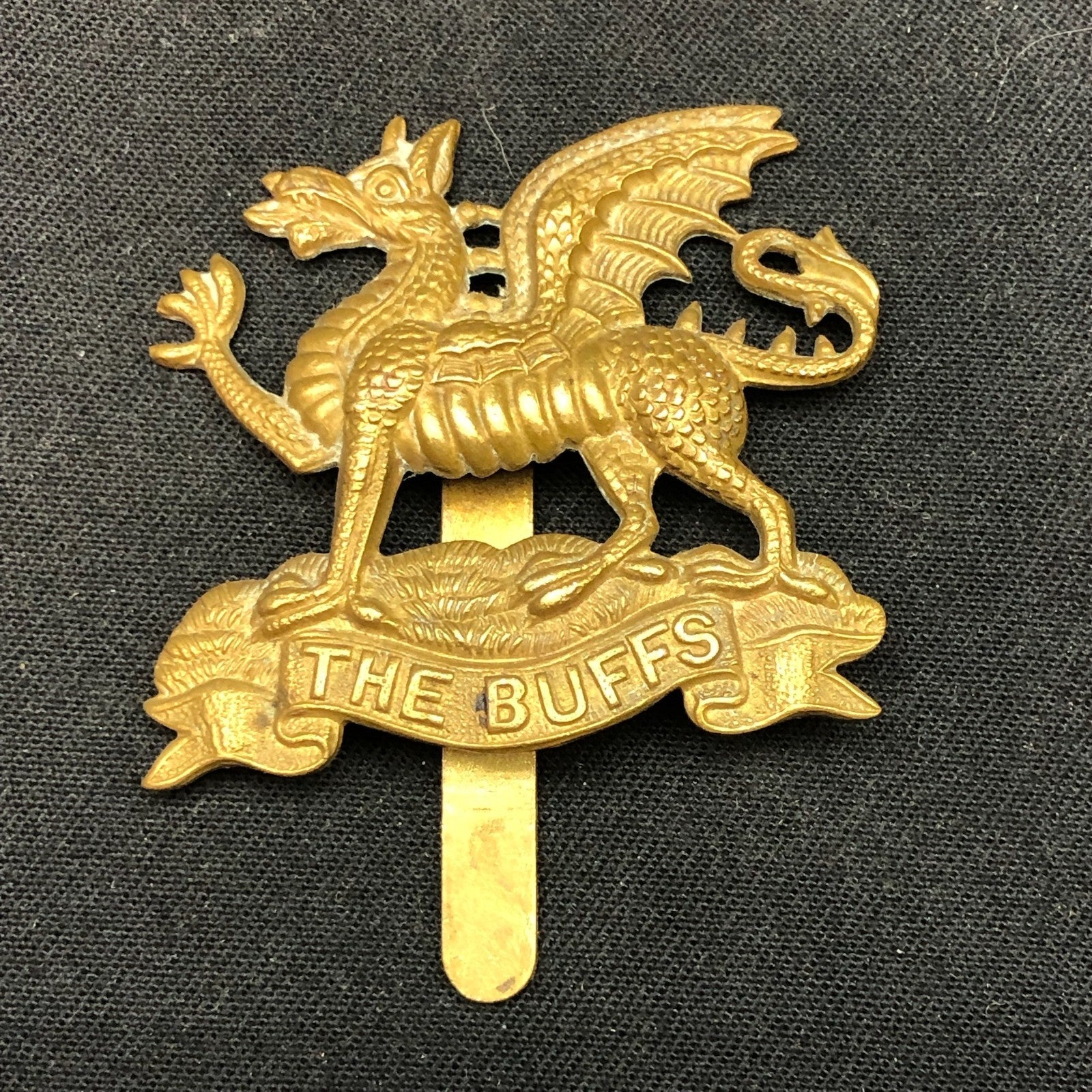 Original WW2 British Army Cap Badge - Buffs (Royal East Kent Regiment ...