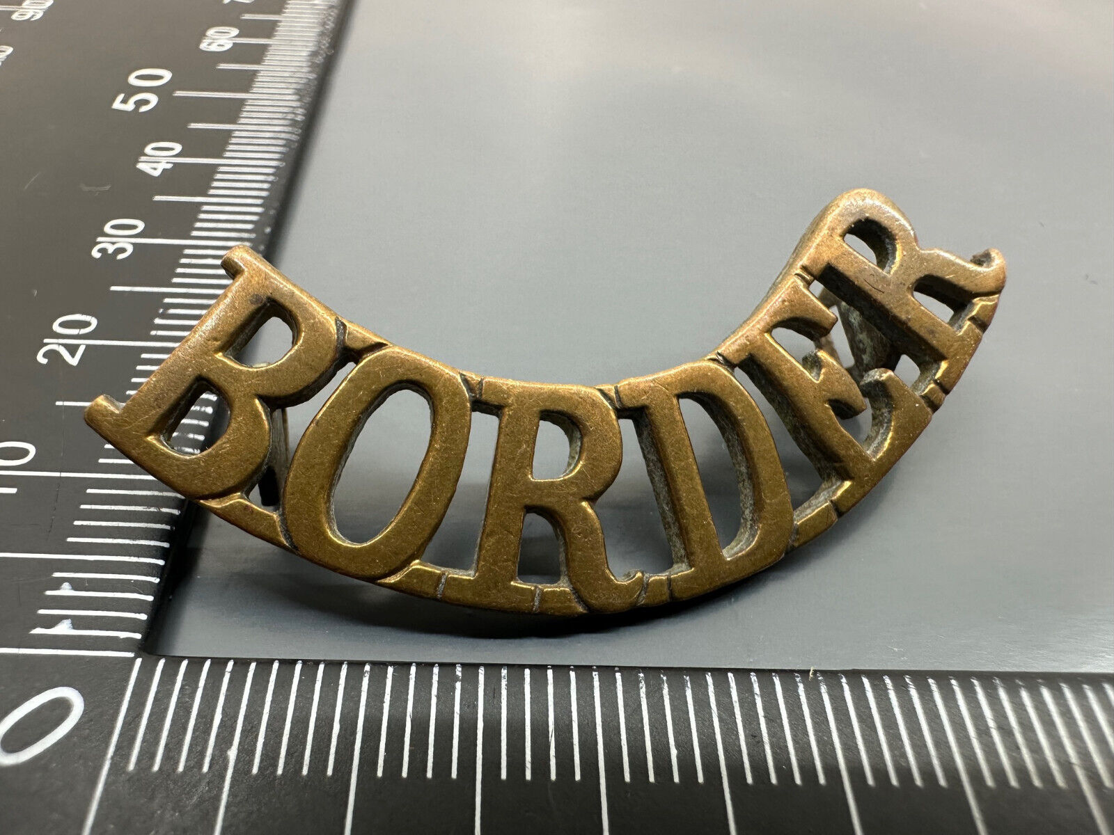 Original WW2 British Army Border Regiment Brass Shoulder Title – The ...