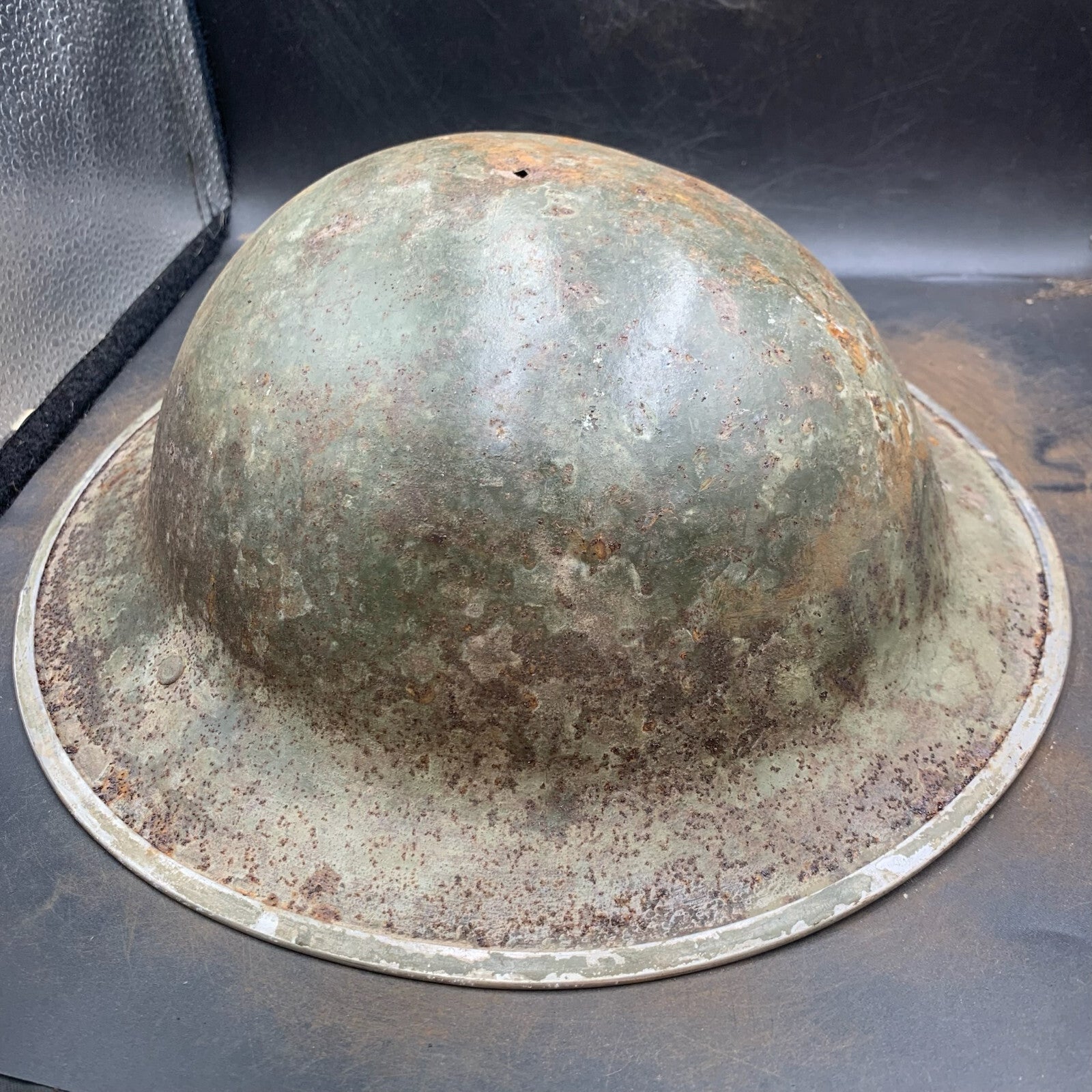 Original WW2 British Army Mk2 "Brodie" Combat Helmet